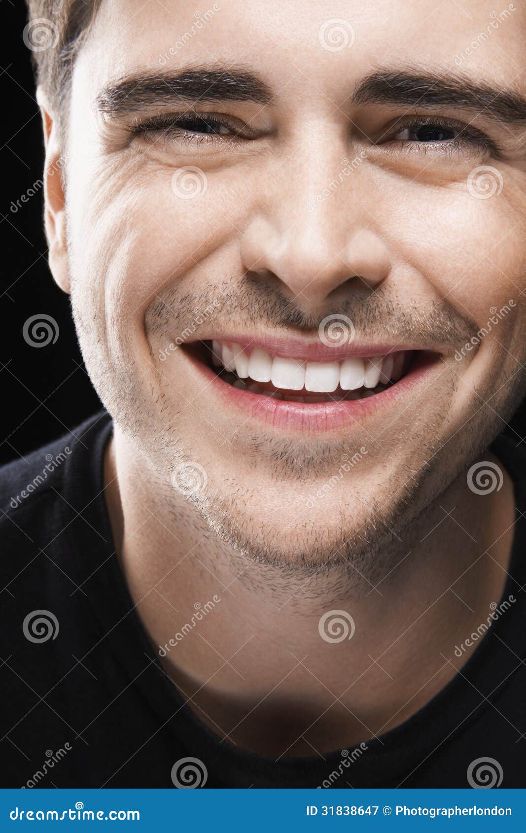 Young Man Smiling stock image. Image of male, teeth, adult - 31838647