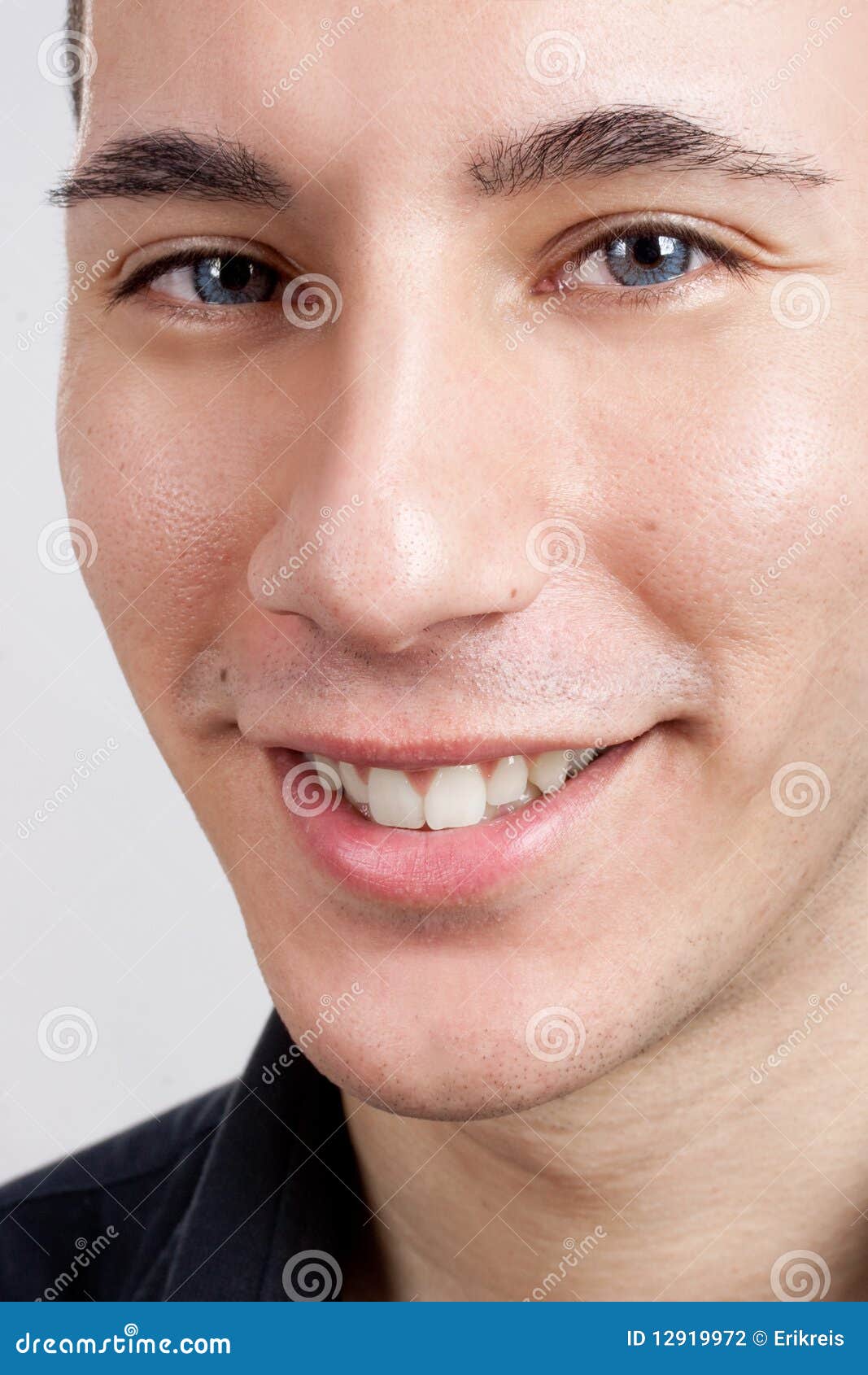 Young man smilling stock photo. Image of modern, adult - 12919972