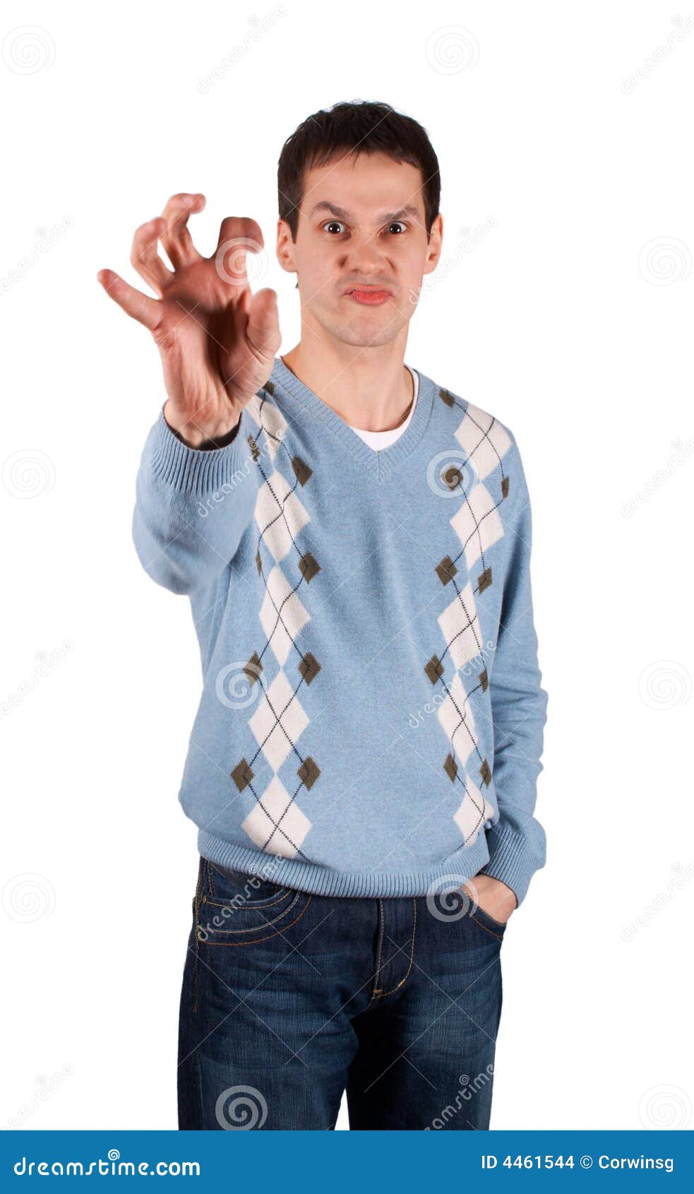 Young man snap stock photo. Image of jeans, alone, isolated - 4461544