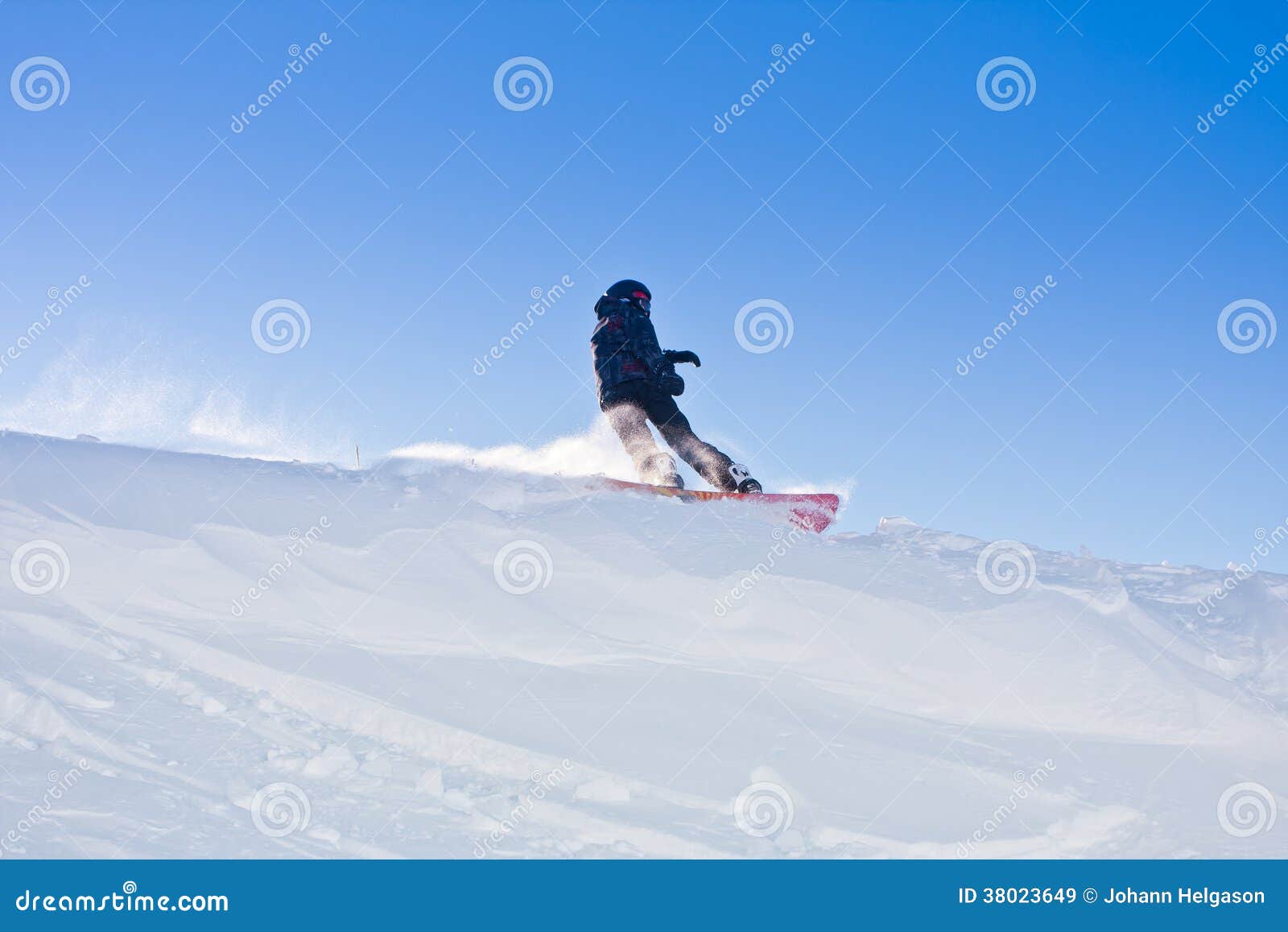 Young man snowboarding stock image. Image of snowsports - 38023649