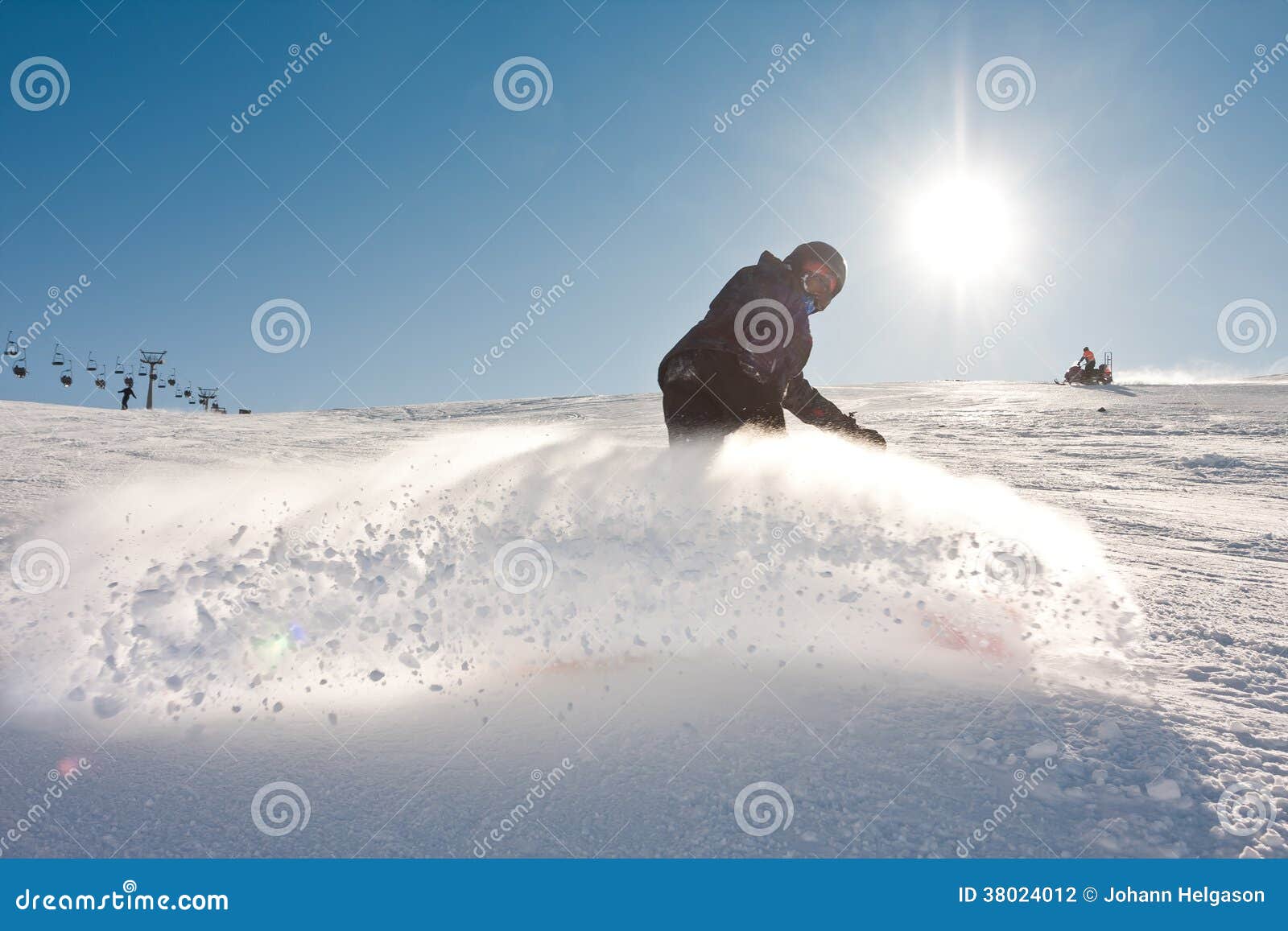 Young man snowboarding stock photo. Image of young, snowboarding - 38024012