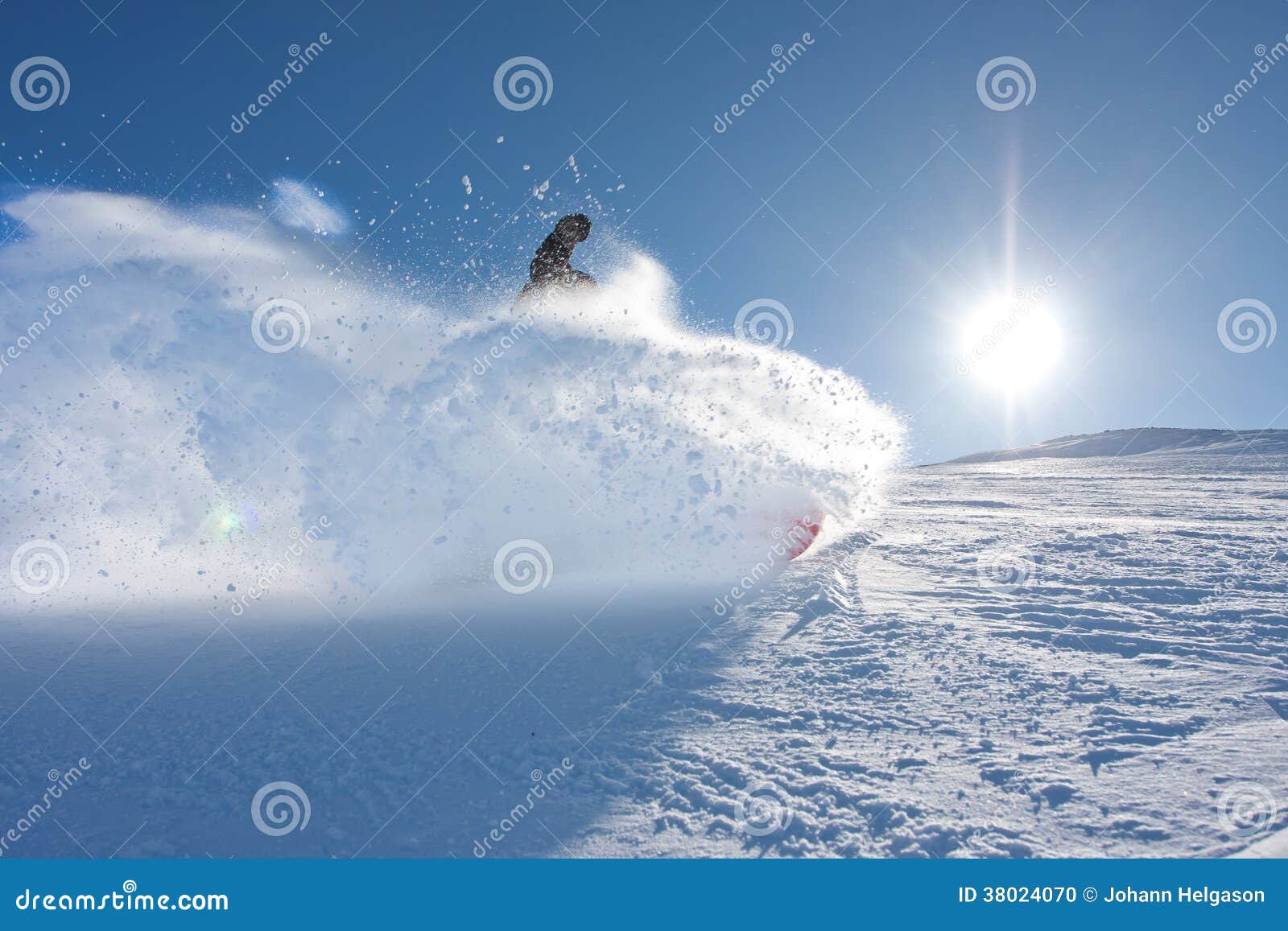 Young man snowboarding stock photo. Image of slope, pursuit - 38024070