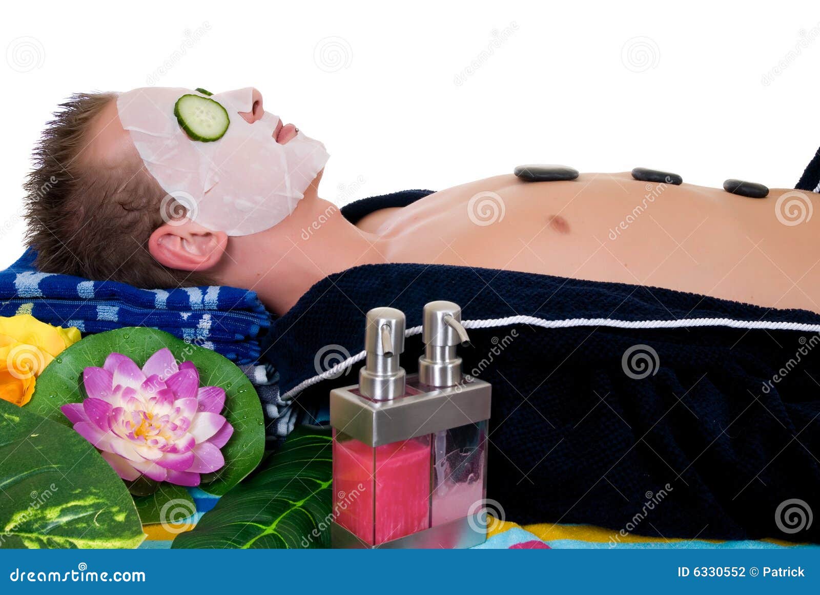 Young man spa center stock photo. Image of body, stylish - 6330552