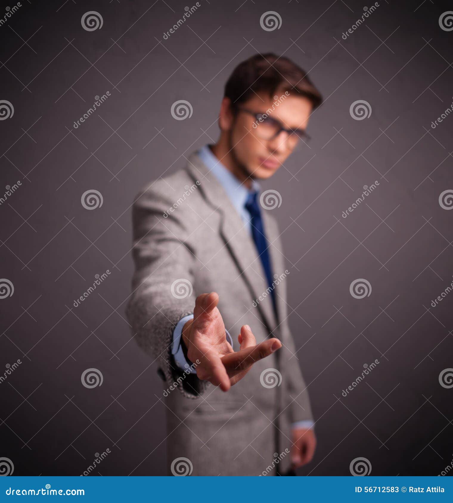 Young Man Standing and Throwing Something Stock Image - Image of young ...