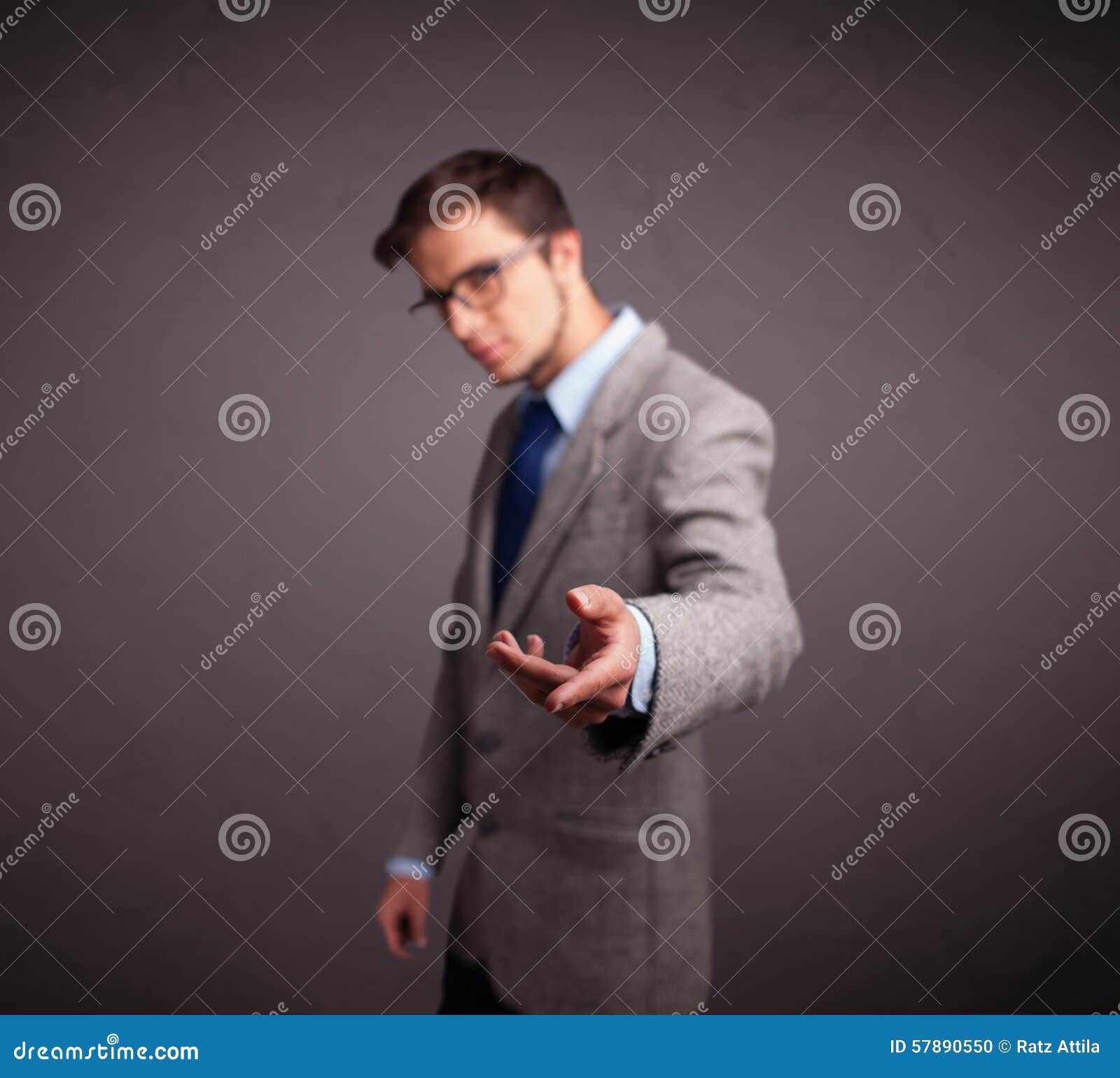 Young Man Standing and Throwing Something Stock Photo - Image of throw ...