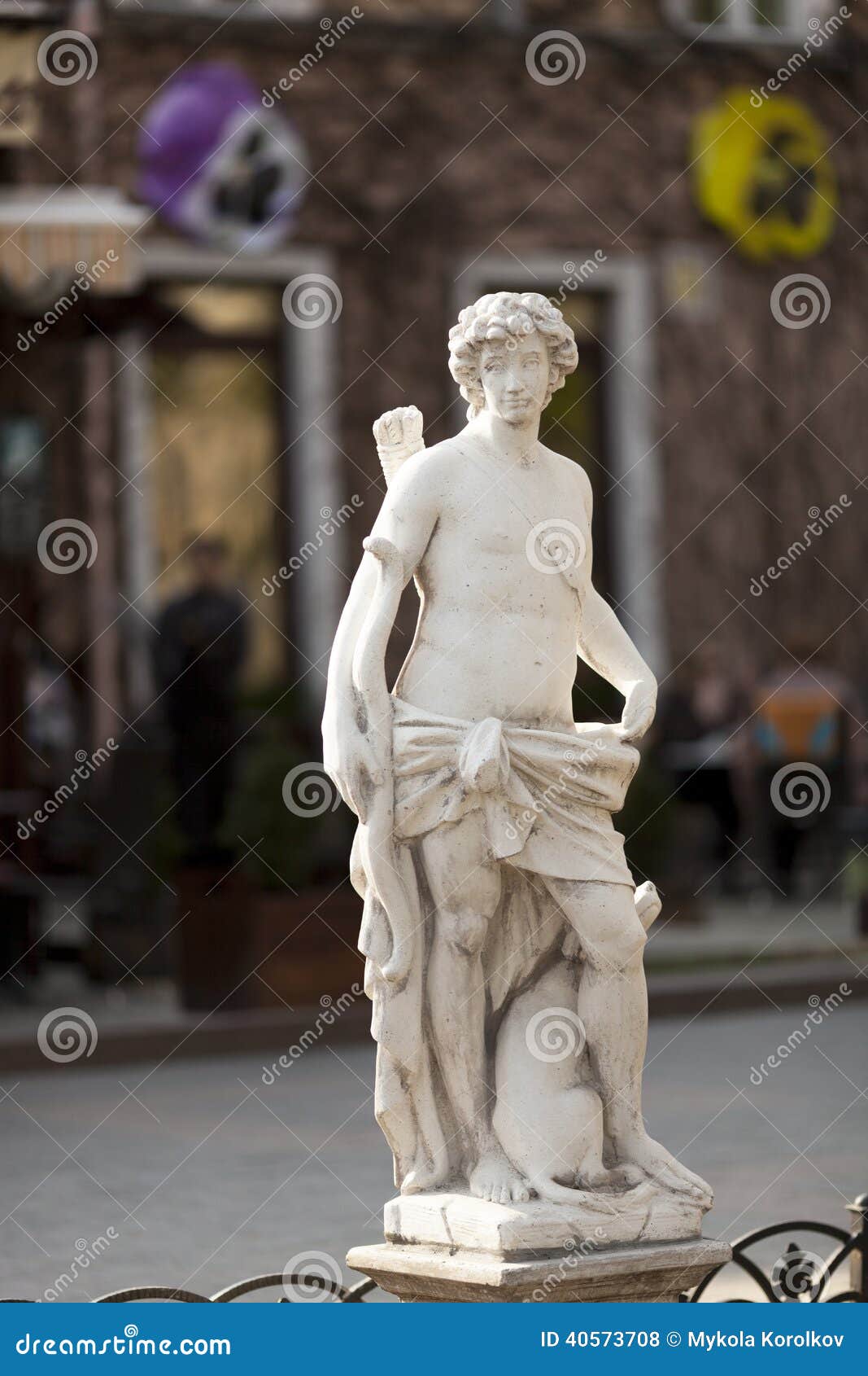 Young man. stock photo. Image of legends, monument, myths - 40573708