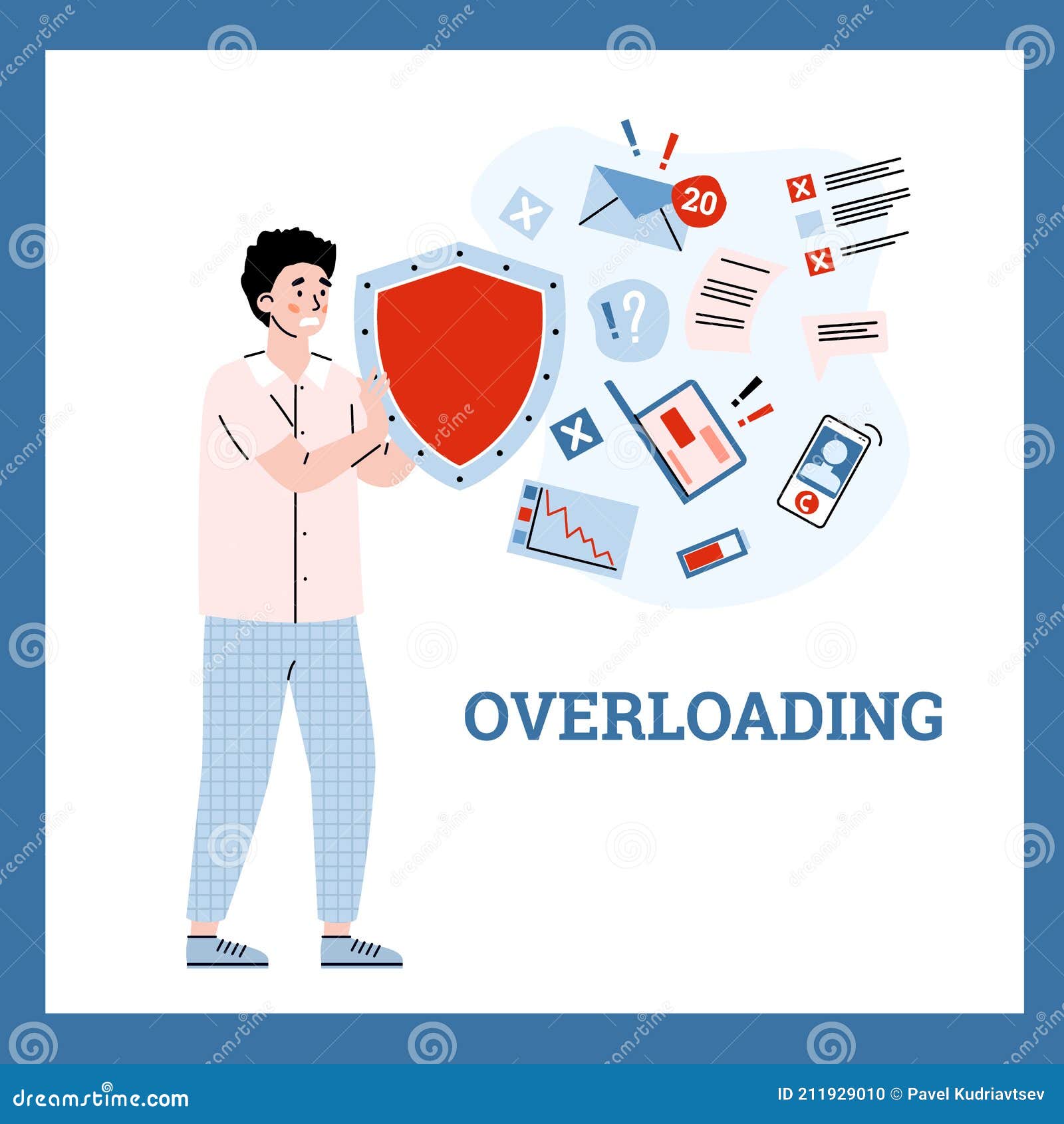 Input Overloading. Information Overload Concept. Young Man Running Away ... Input Overloading. Information Overload Concept. Young Man Running Away ...