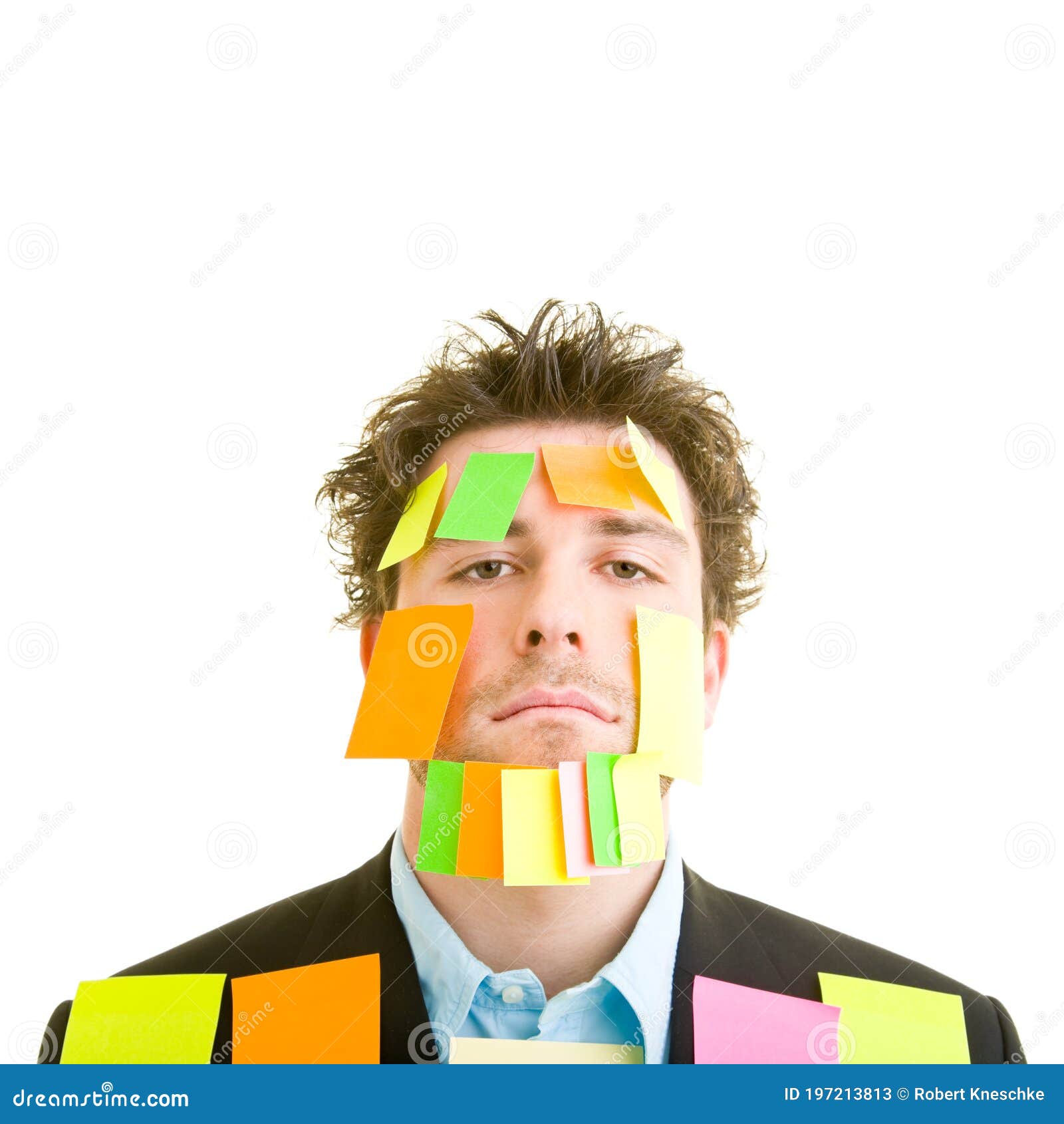 Notes on the face stock image. Image of blank, hair - 197213813