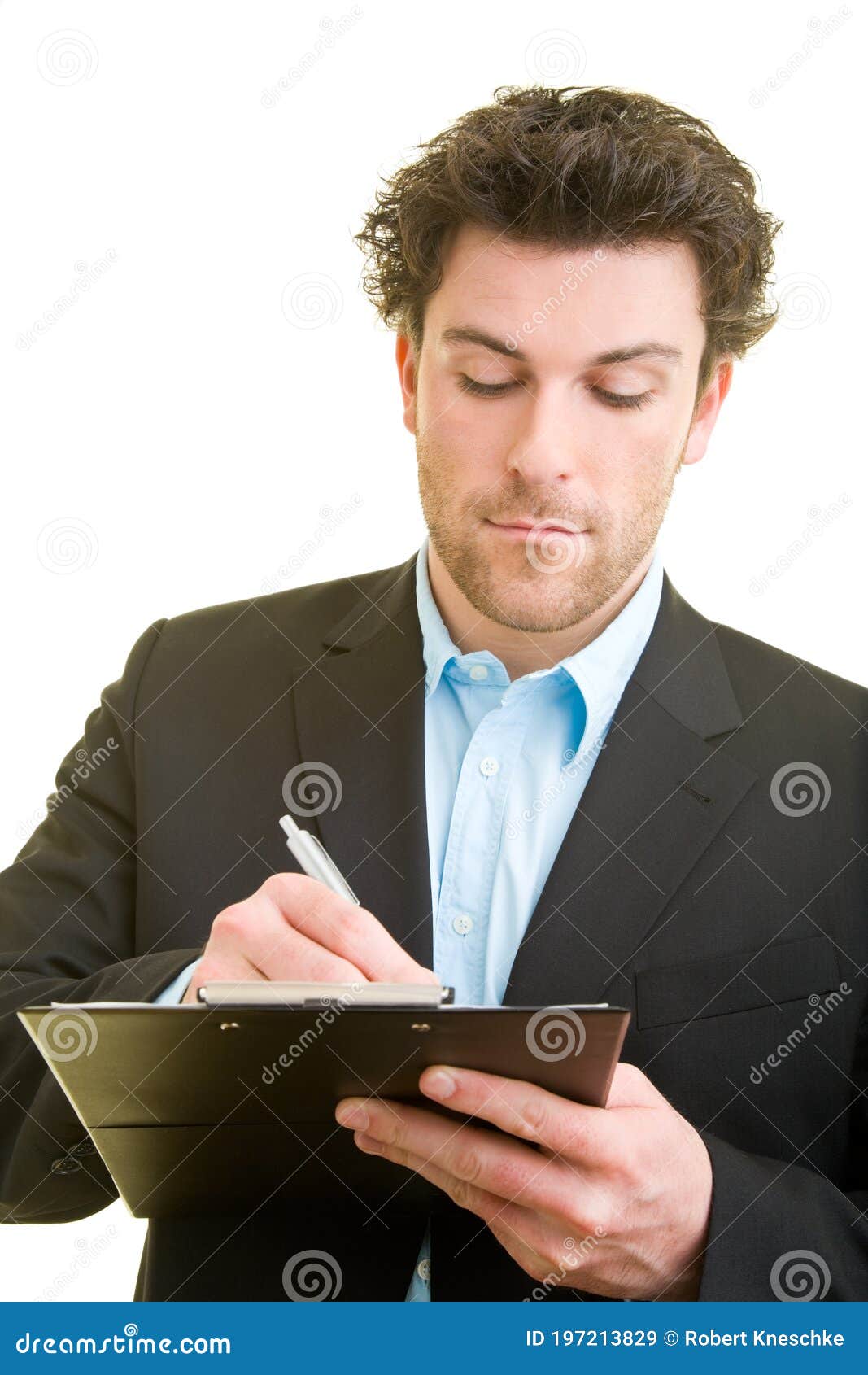 Use the clipboard stock image. Image of employee, controller - 197213829