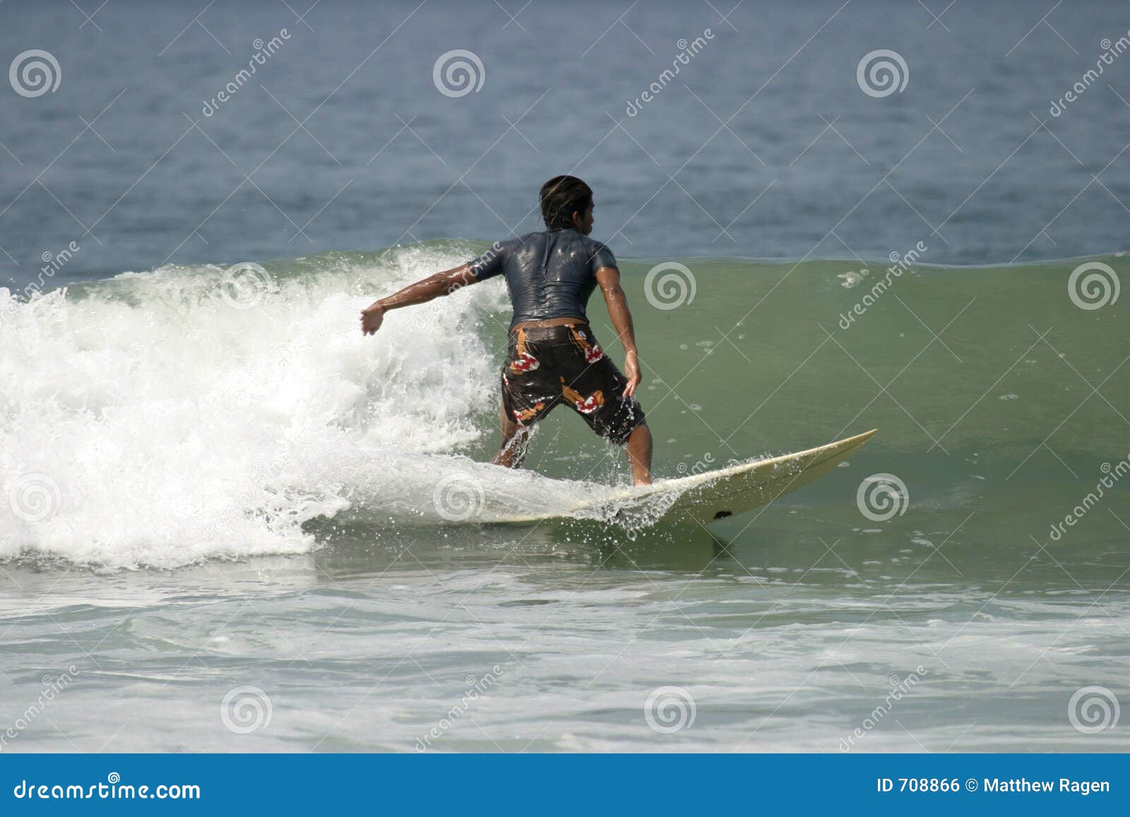 Young Man Surfing stock photo. Image of water, watersports - 708866