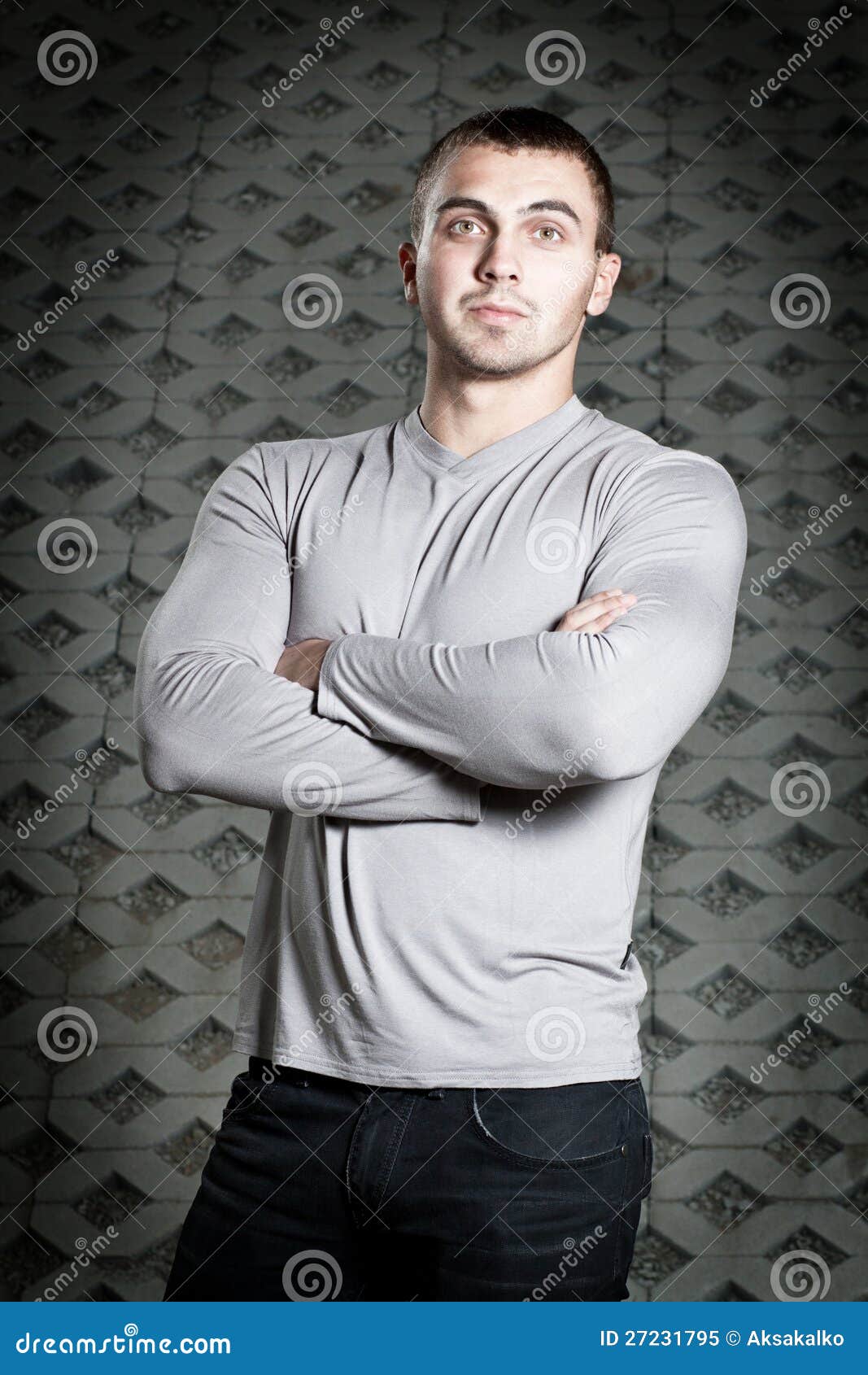 Young man in a sweater stock image. Image of caucasian - 27231795