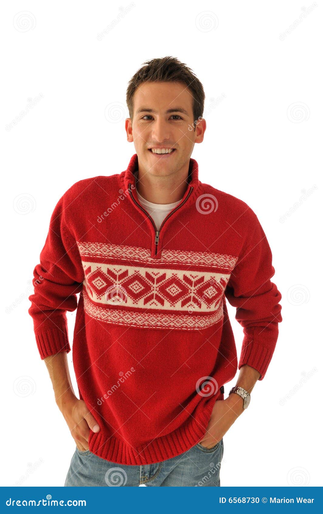 Young man in sweater stock photo. Image of male, young - 6568730