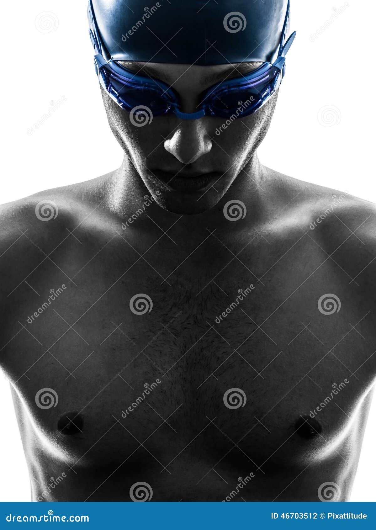 Young Man Swimmer Swimming Silhouette Royalty-Free Stock Image ...