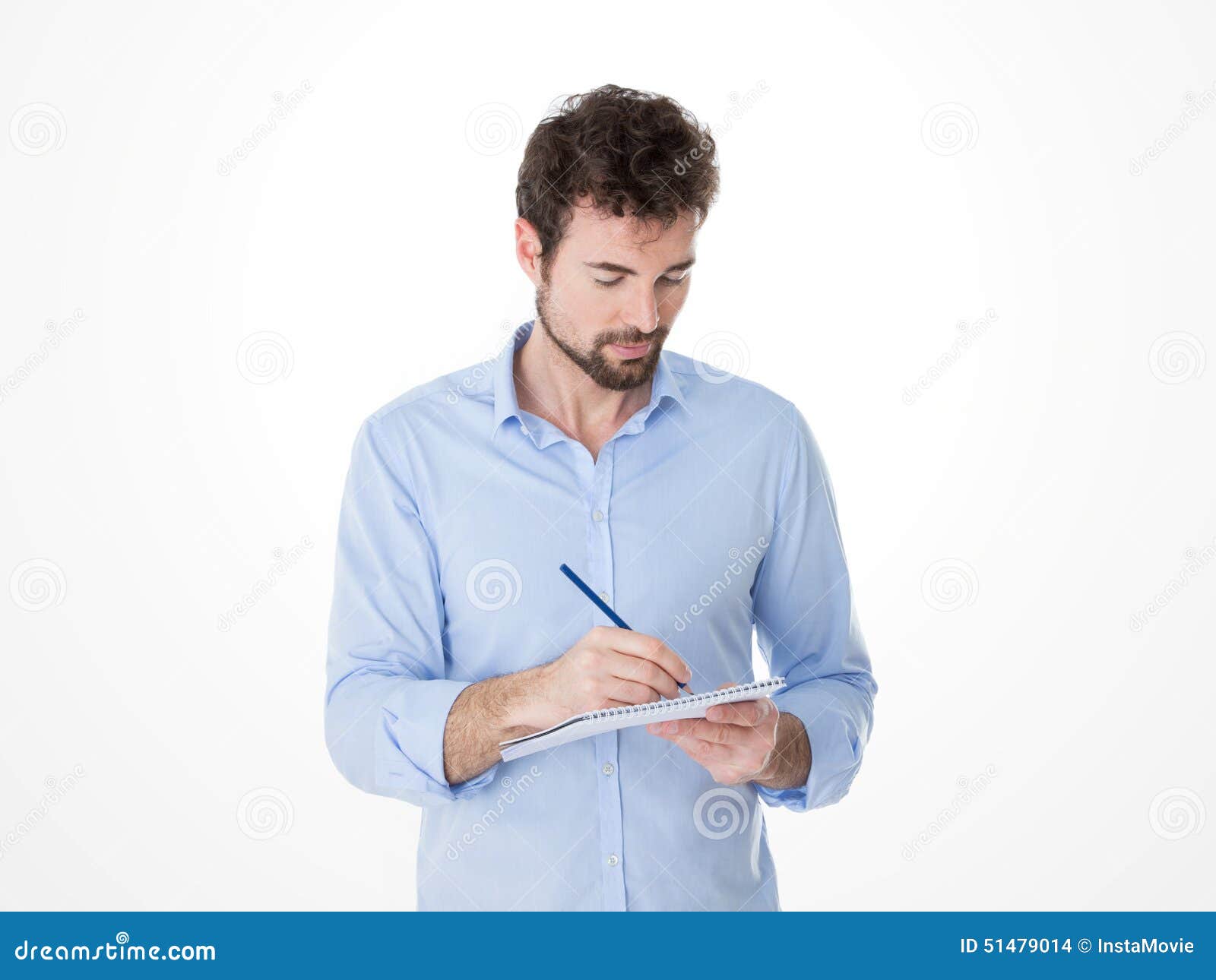 Young Man Taking Notes in a Conference Stock Photo - Image of lesson ...