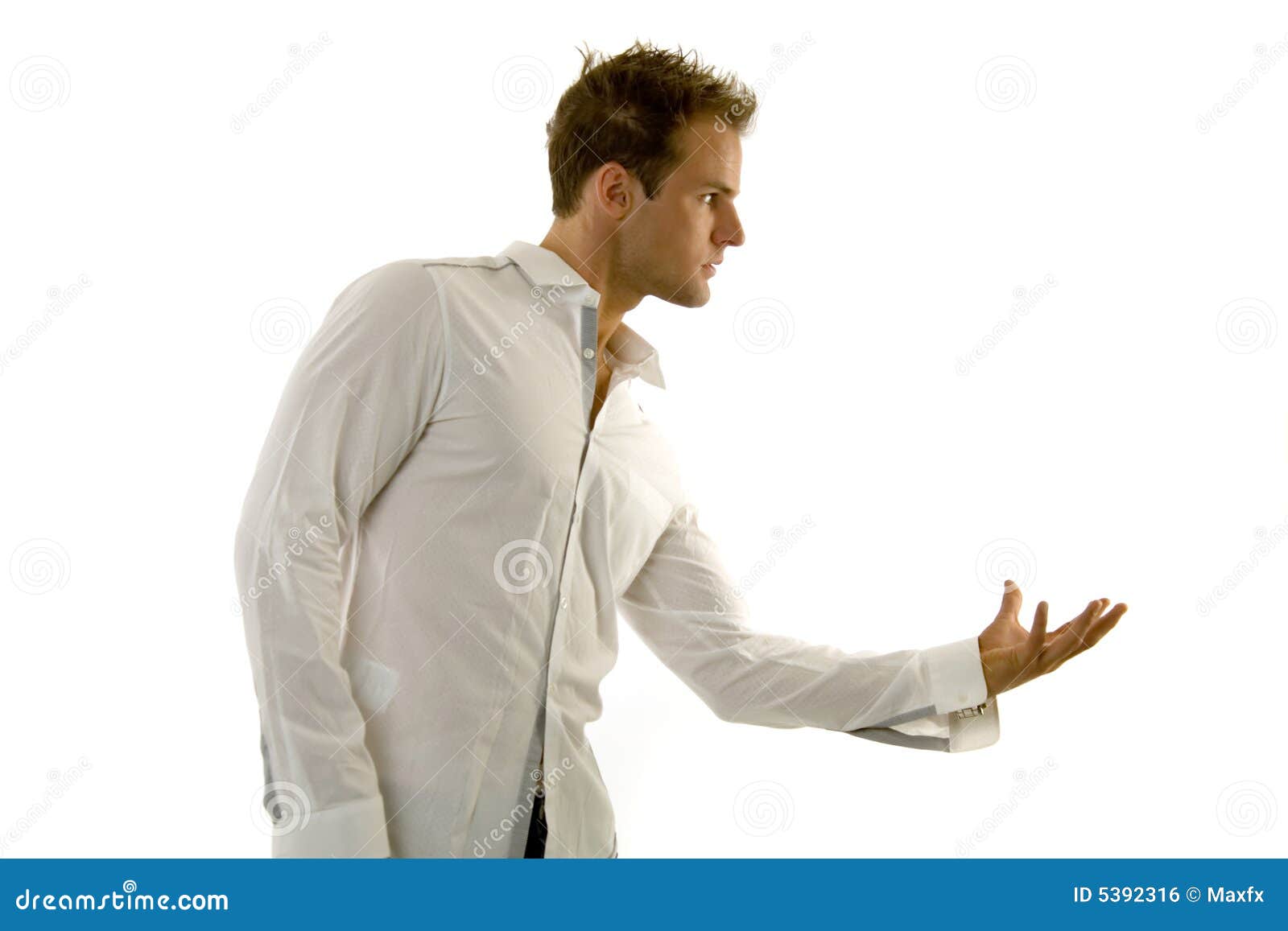 Young man talking stock photo. Image of speech, modern - 5392316