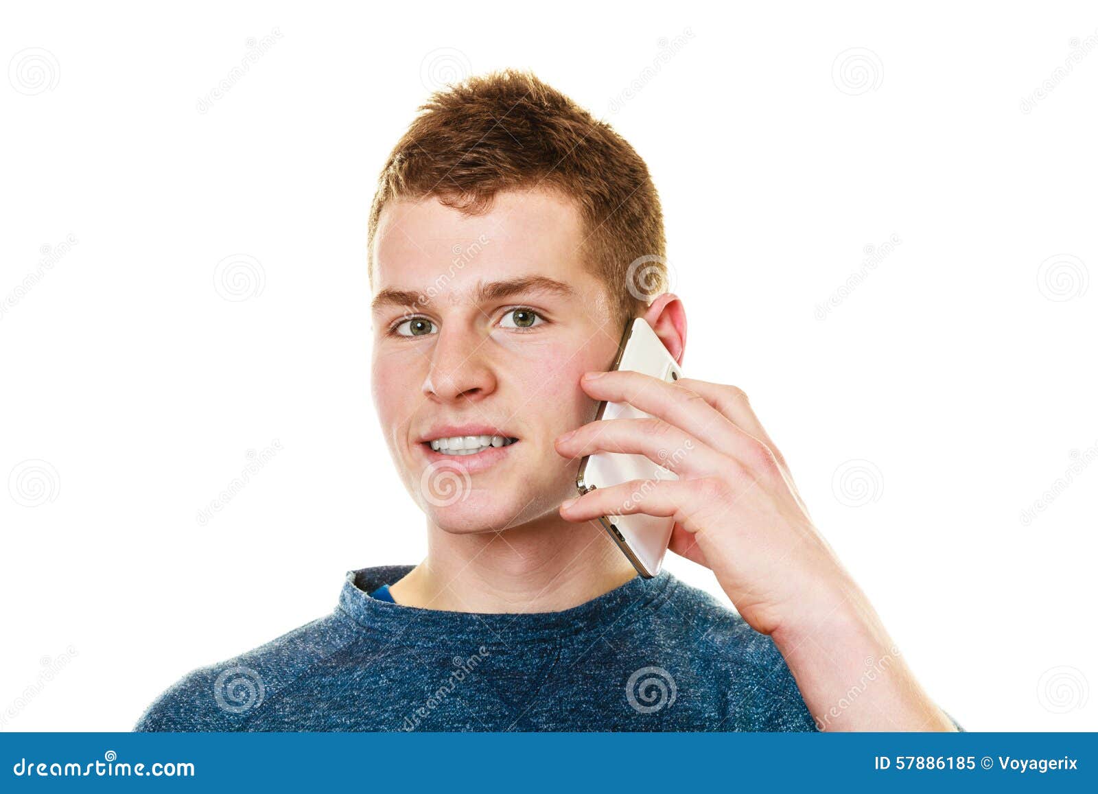 Young Man Talking on Mobile Cell Phone Stock Image - Image of style ... Young Man Talking on Mobile Cell Phone Stock Image - Image of style ...