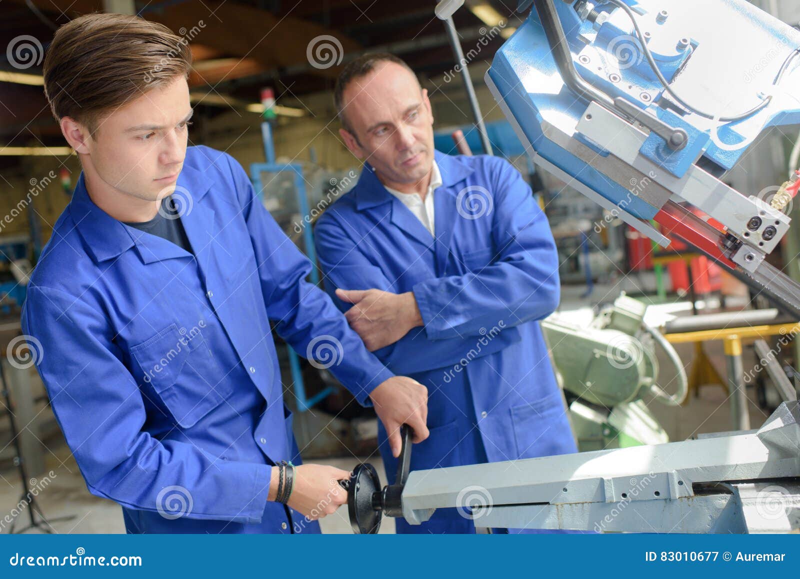 Young Man Testing Machinery Stock Image - Image of aged, innovation ...