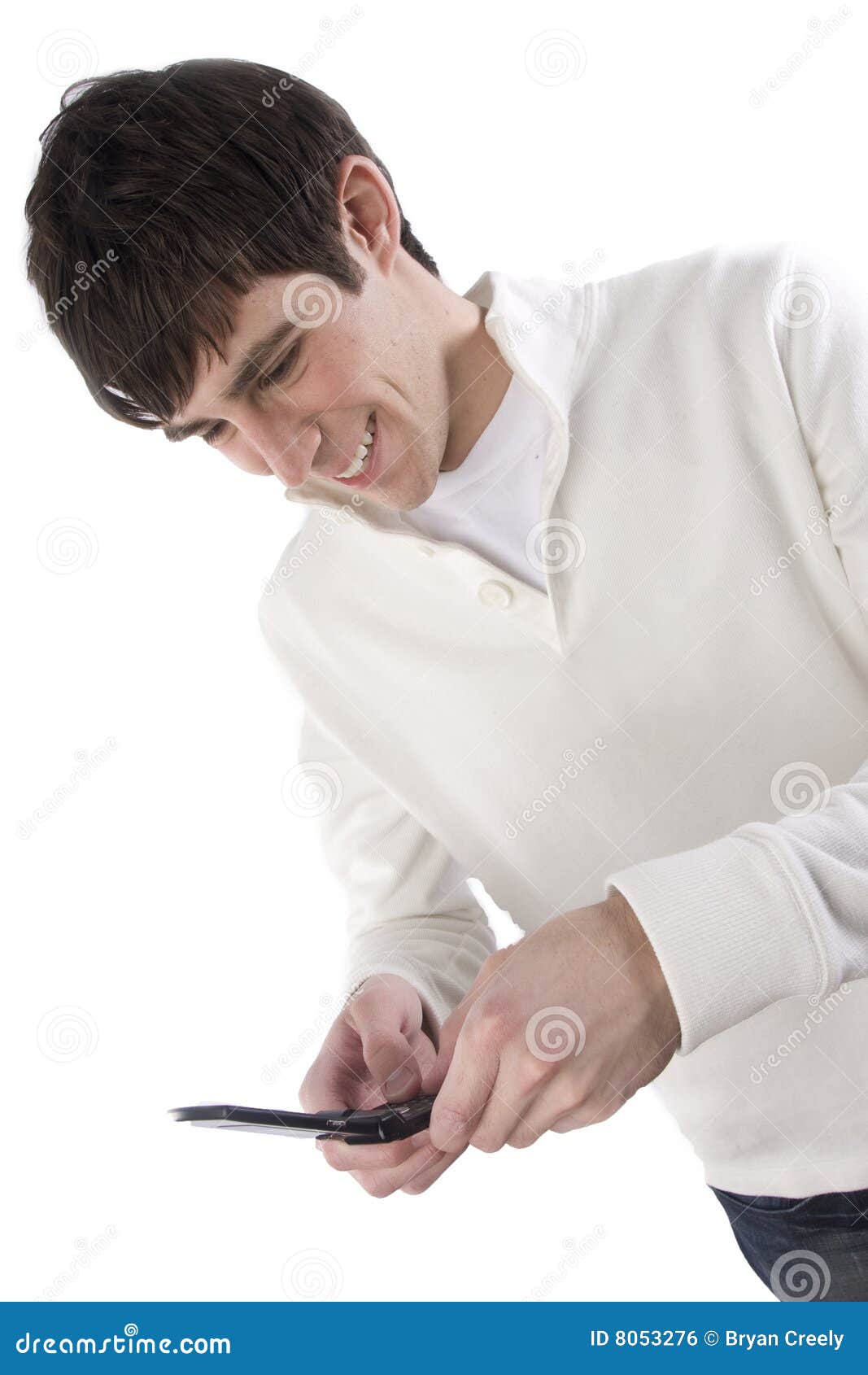 Young man texting stock photo. Image of male, text, student - 8053276