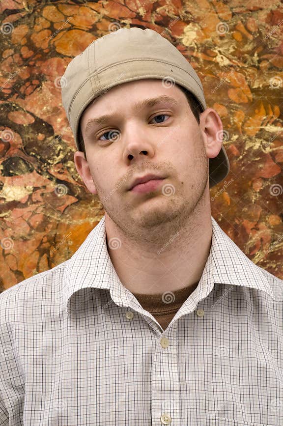 Young Man with Tough Look stock photo. Image of young - 8777946