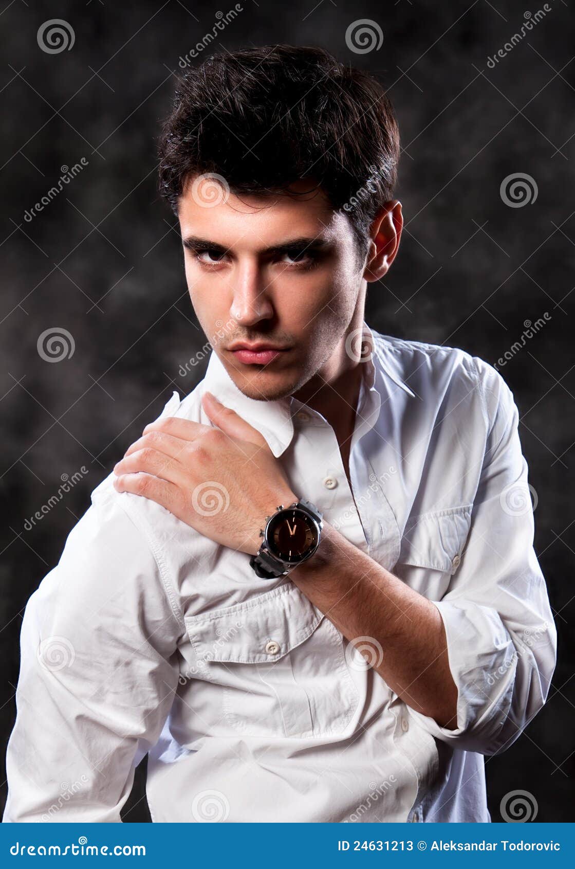 Young Man a Trendy European Man Stock Image - Image of appearance ...