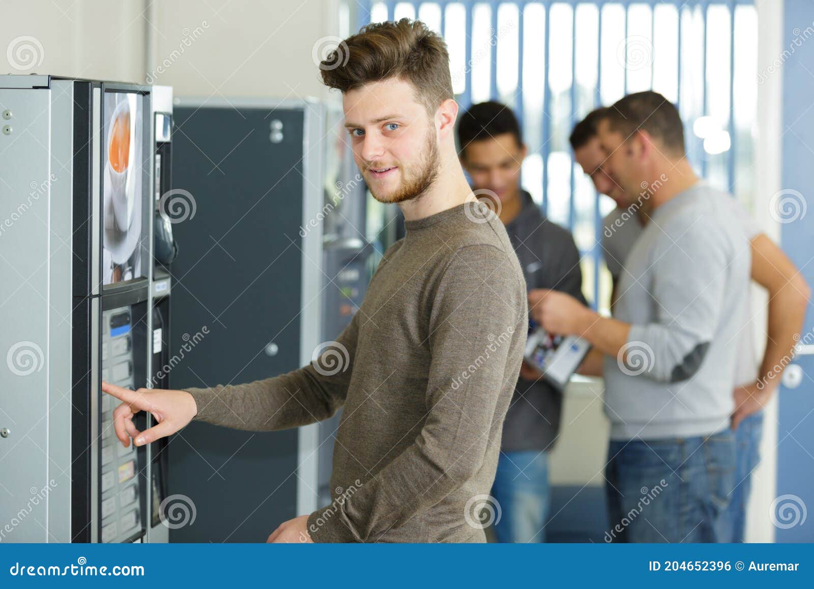 Young Man Using Vending Machine Stock Photo - Image of choose, machine ... Young Man Using Vending Machine Stock Photo - Image of choose, machine ...