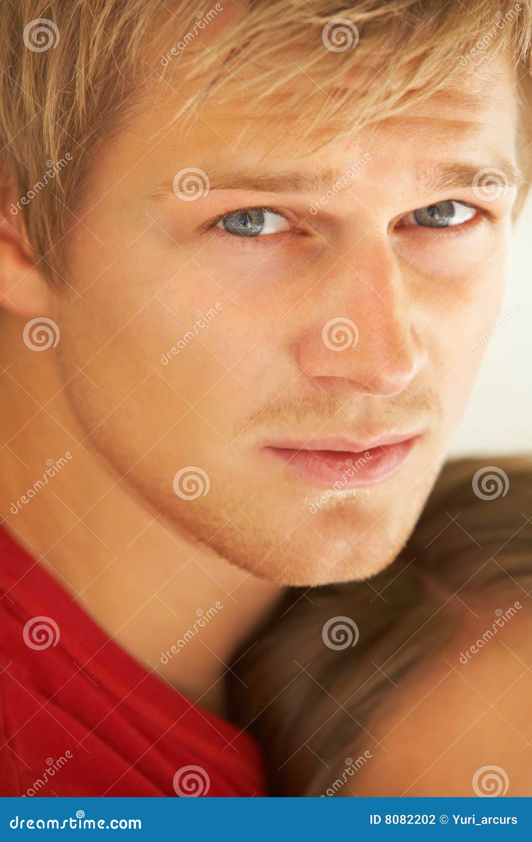 A Young Man with a Very Serious Look on His Face Stock Photo - Image of ...