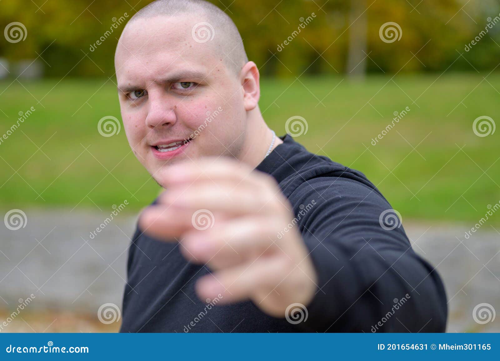 Young Man with a Vindictive Expression Stock Image - Image of away ...