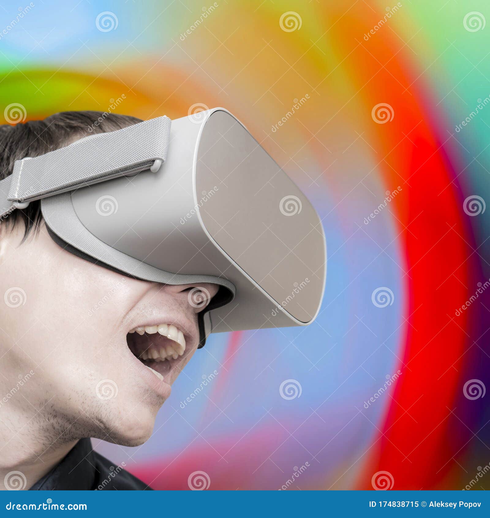 Young Man of Virtual Reality. Innovation and Technological Advances ...