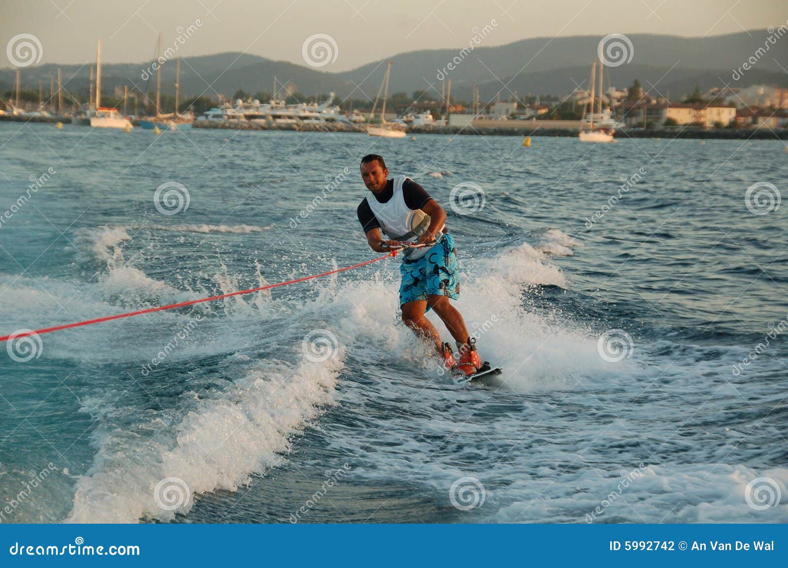 Young man wakeboarding stock photo. Image of watersport - 5992742