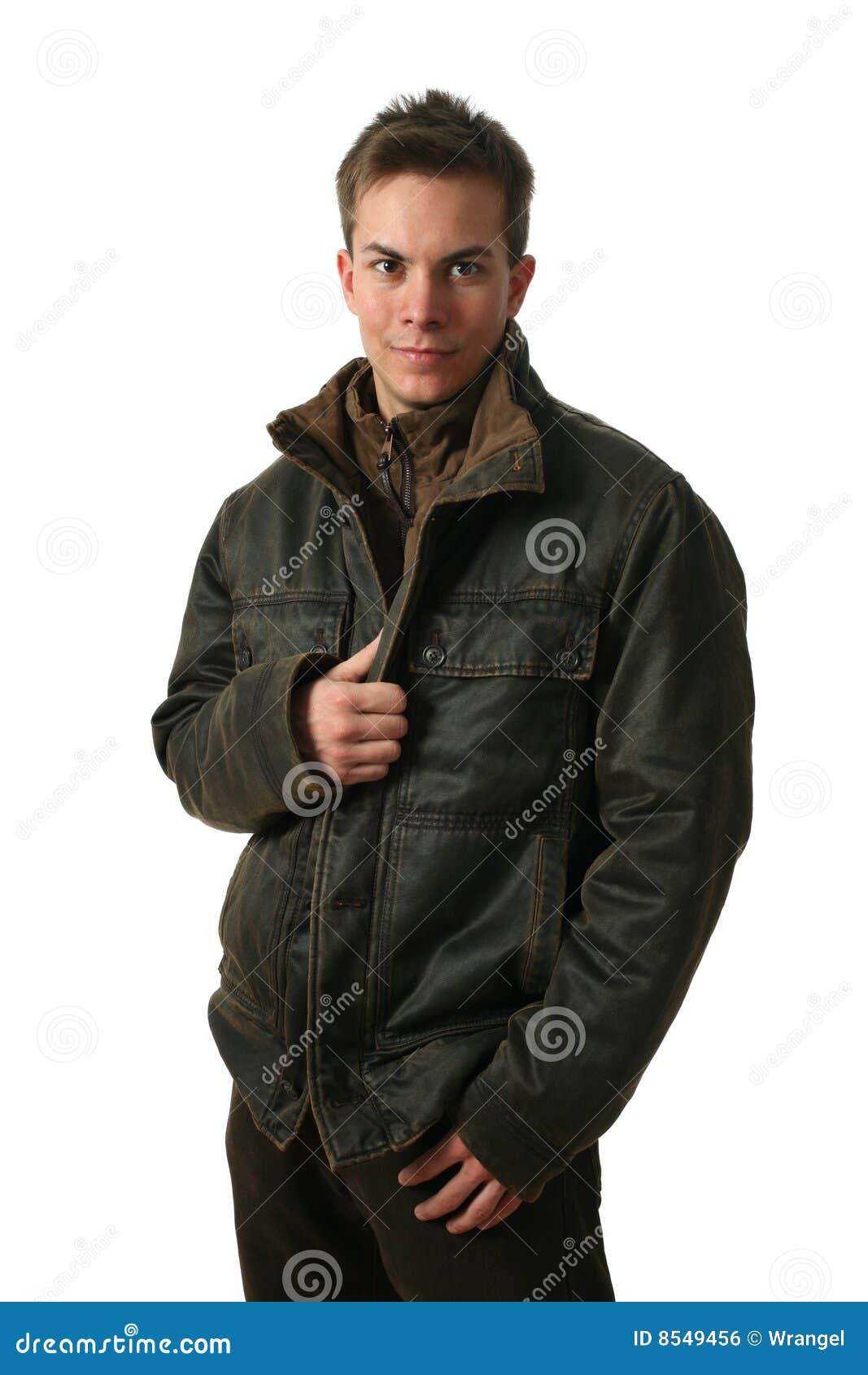 Young Man in Winter Clothes Stock Photo - Image of person, caucasian ...