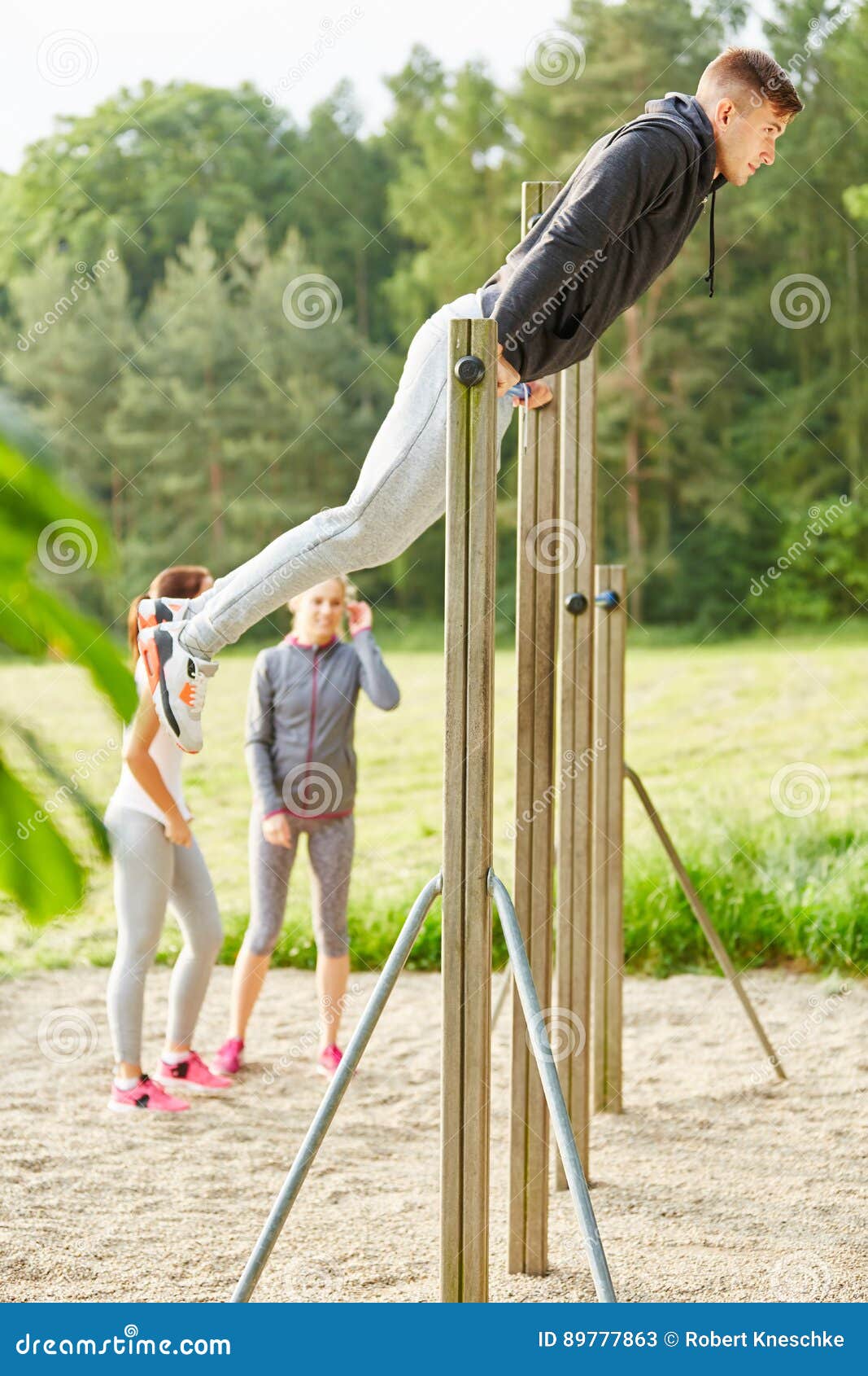 Young man working out stock image. Image of leisure, fitness - 89777863