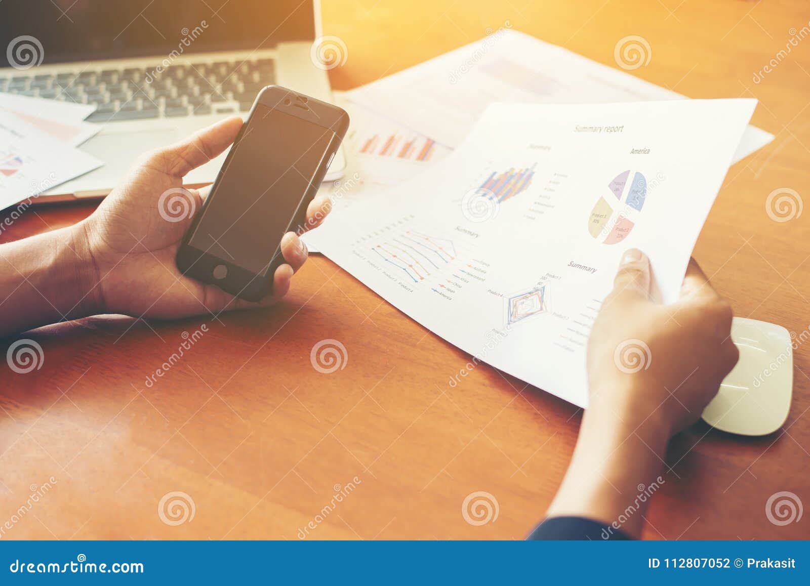 Young Man Working Using Smartphone and Notebook Computer, Young Stock ...