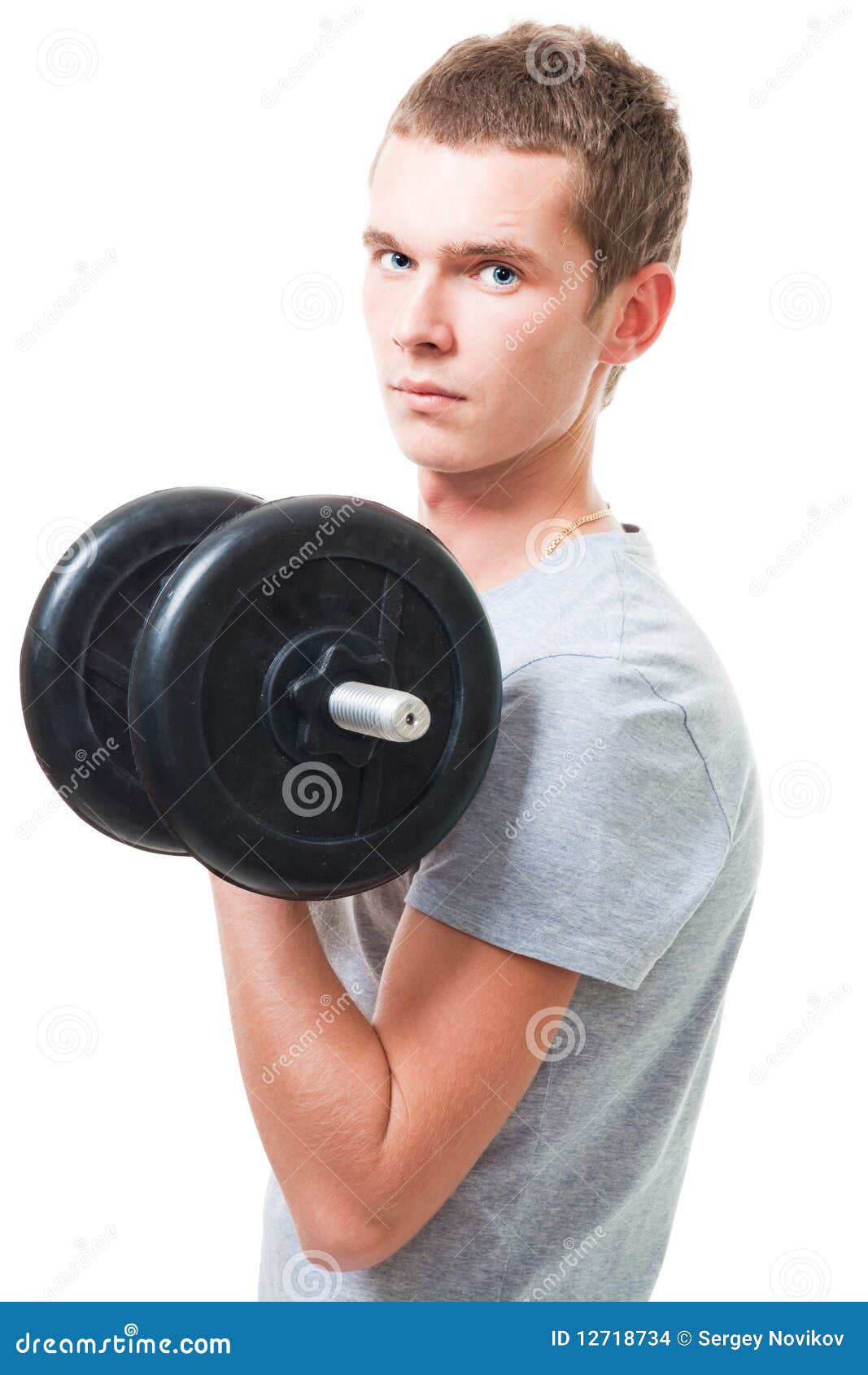 Young man workout stock photo. Image of strong, athlete - 12718734
