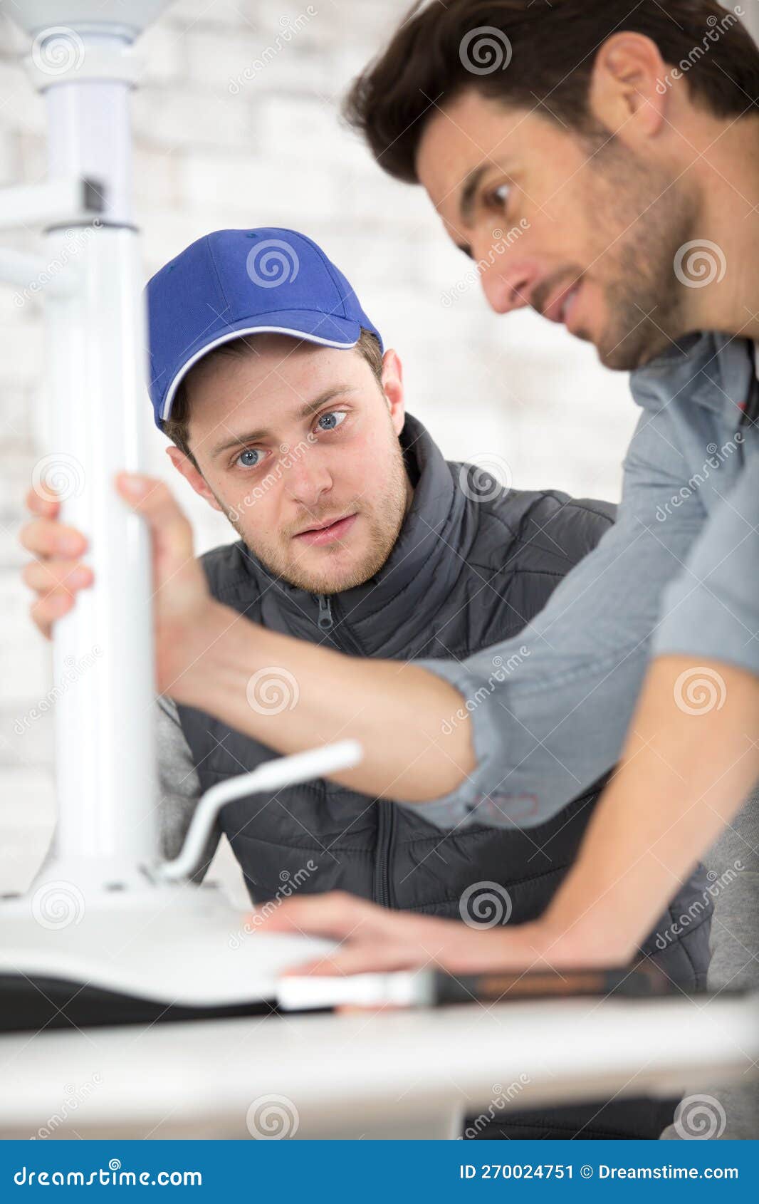 Young Man in Workshop Doing Apprenticeship Stock Image - Image of ...