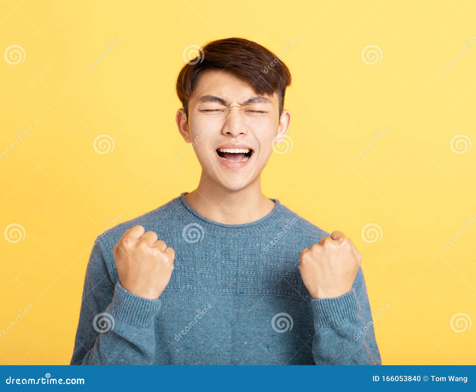 Young Man Yelling and Screaming Stock Photo - Image of funny, panic ...