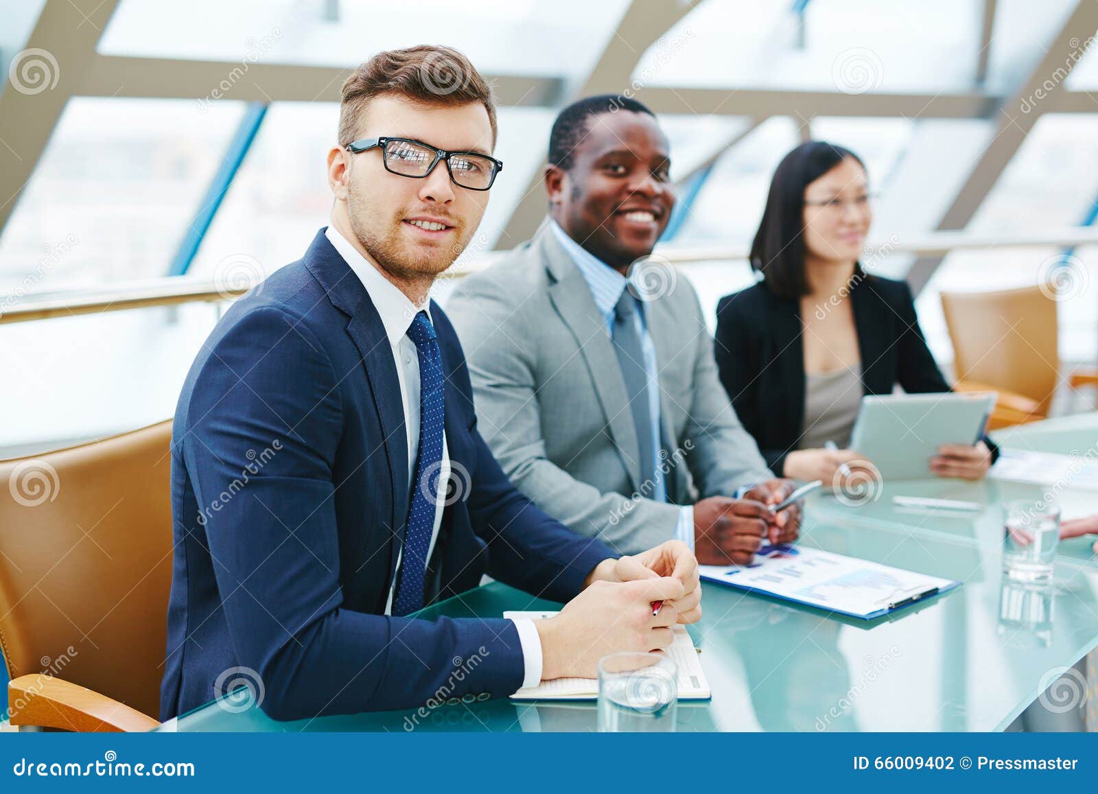 Young manager stock photo. Image of contemporary, conference - 66009402