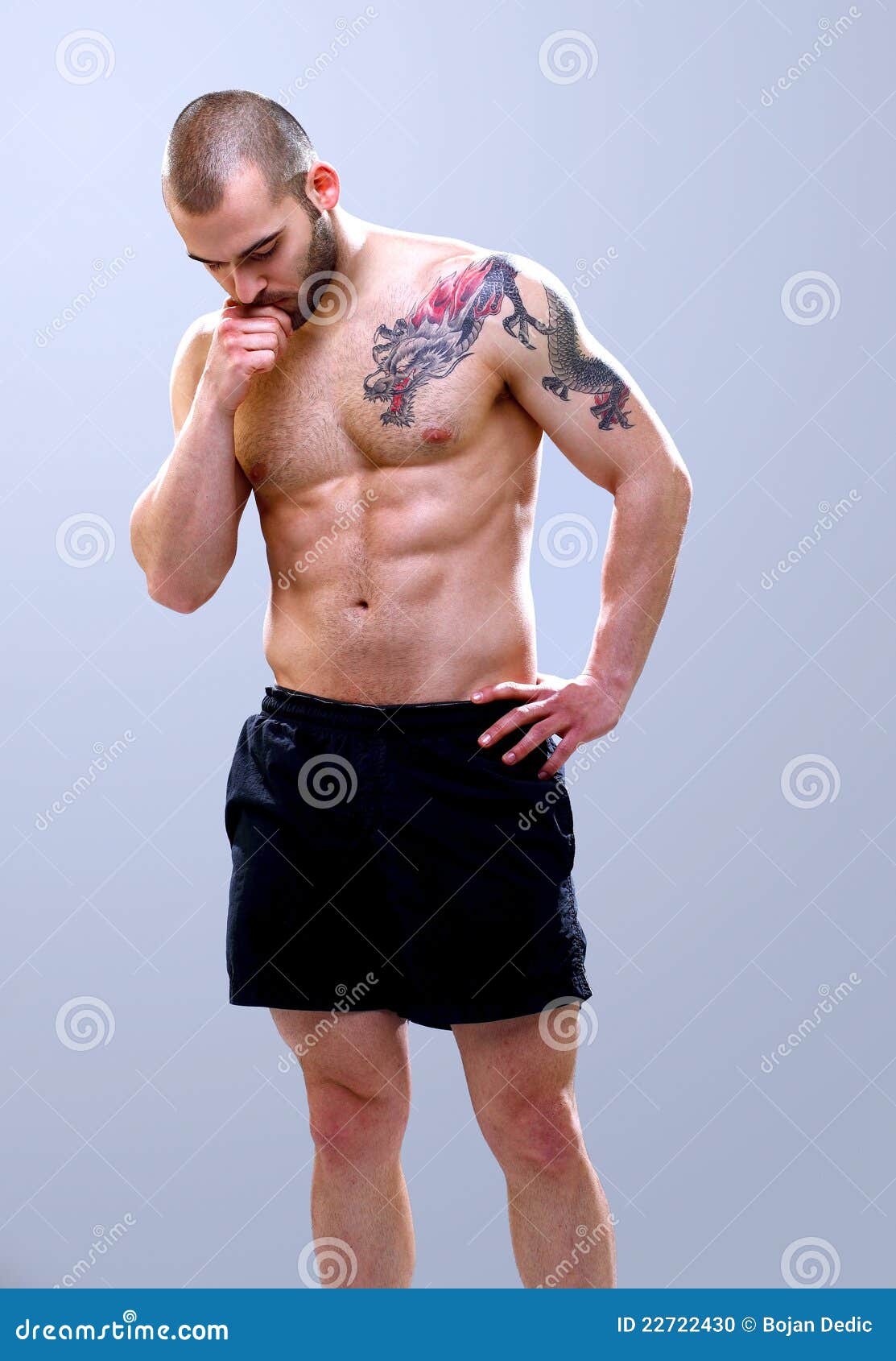 Young, Masculine and Fit Man Posing 2 Stock Photo - Image of lifestyle ...