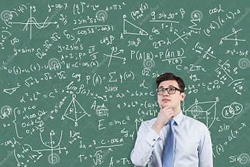 Young math genius portrait stock image. Image of calculate - 78285573