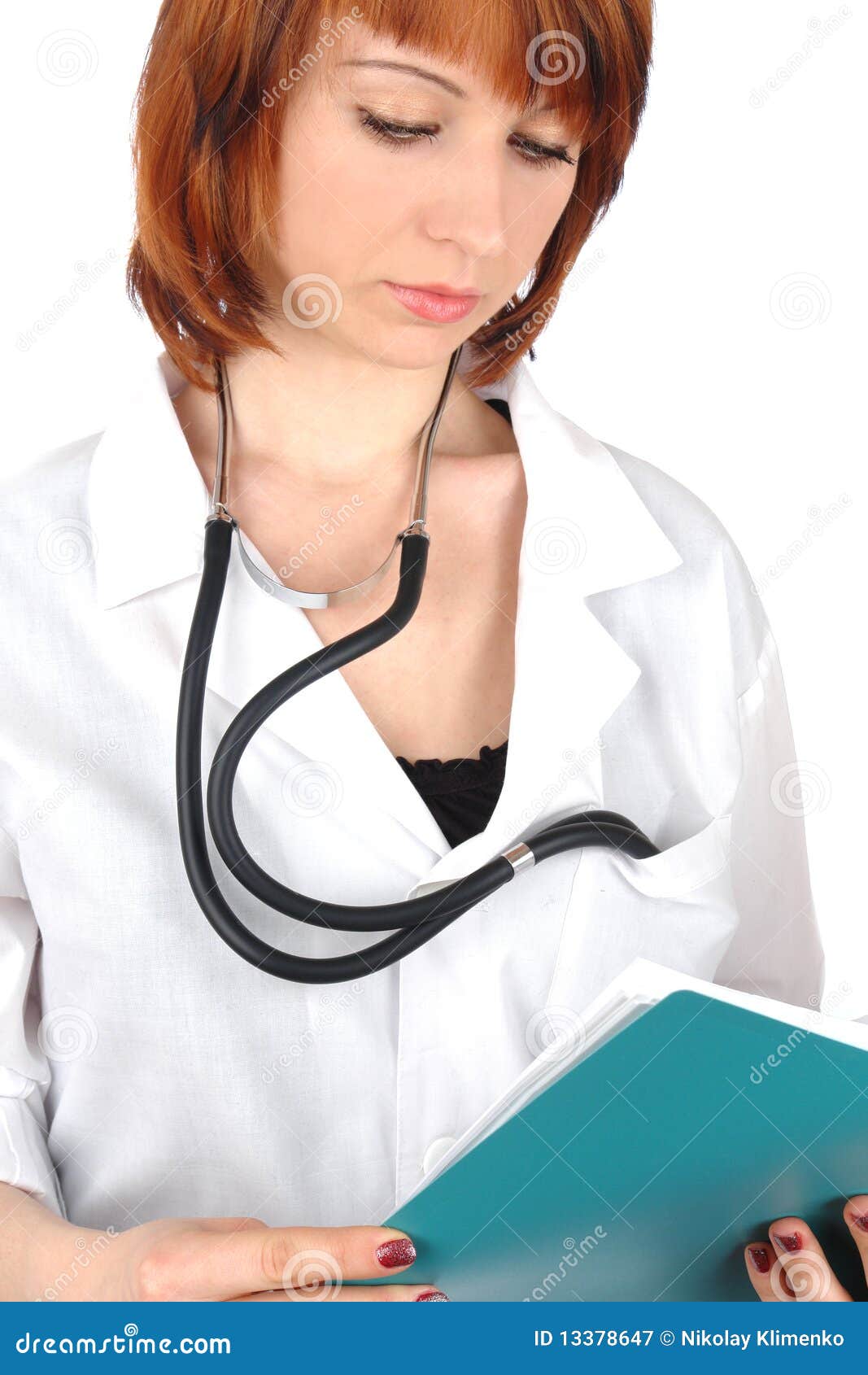 Young medic woman stock image. Image of female, caucasian - 13378647