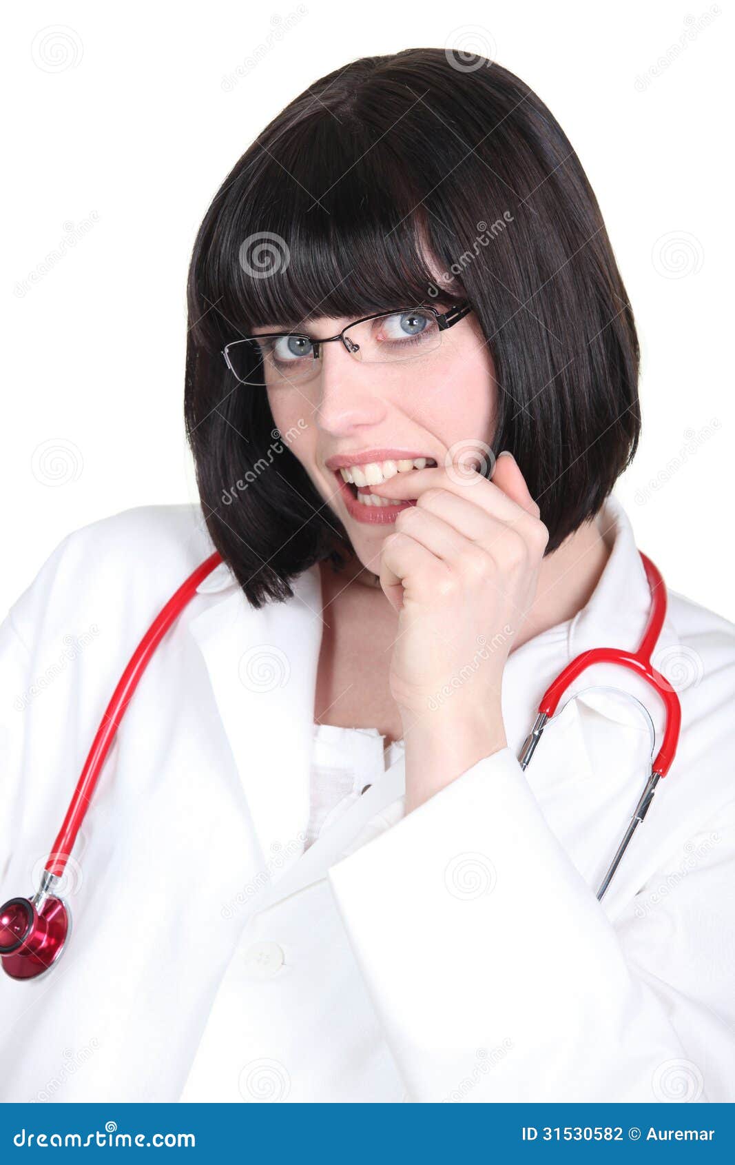 Young medical assistant stock photo. Image of clinic - 31530582