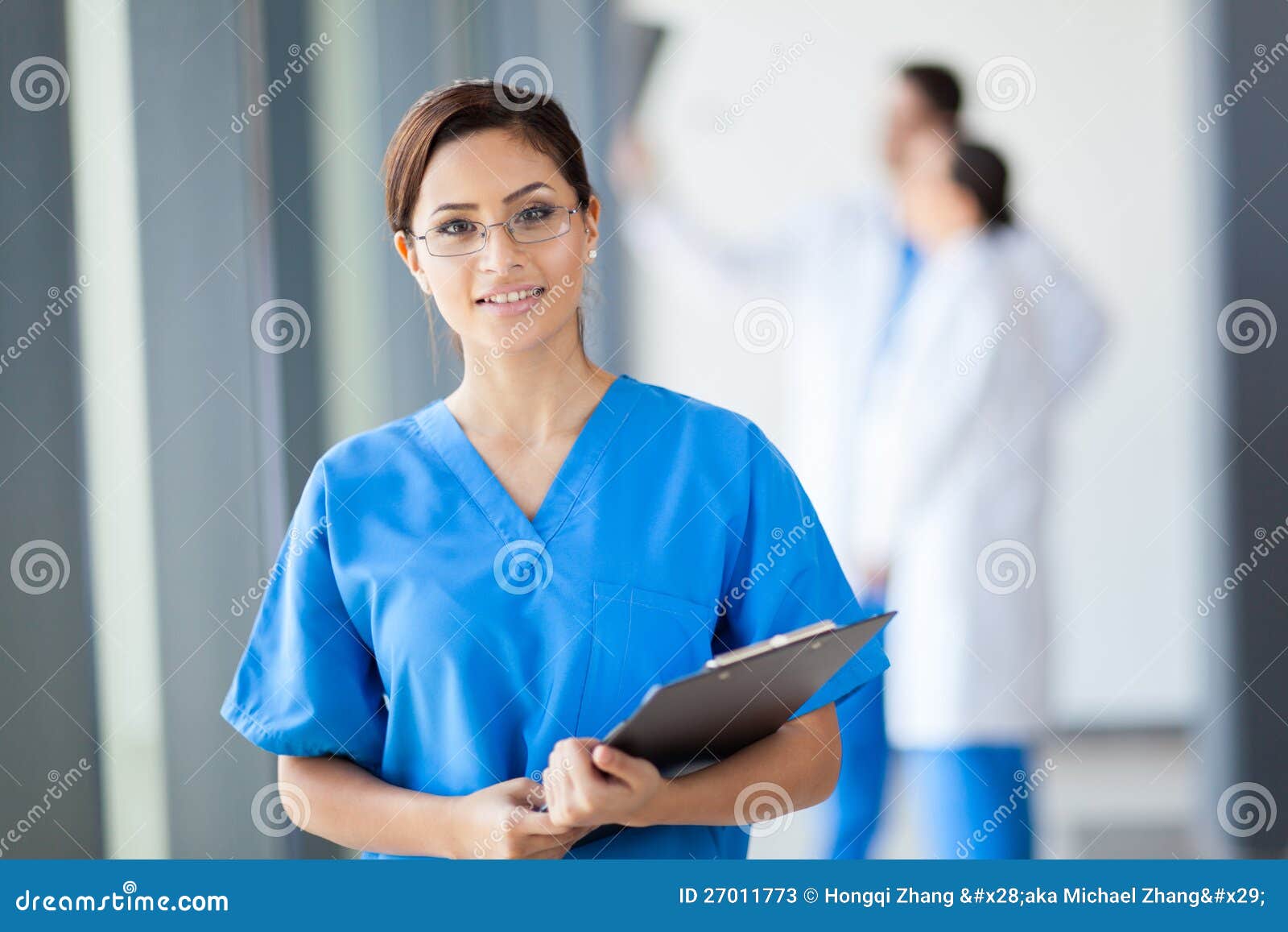 Young medical intern stock image. Image of pretty, portrait - 27011773