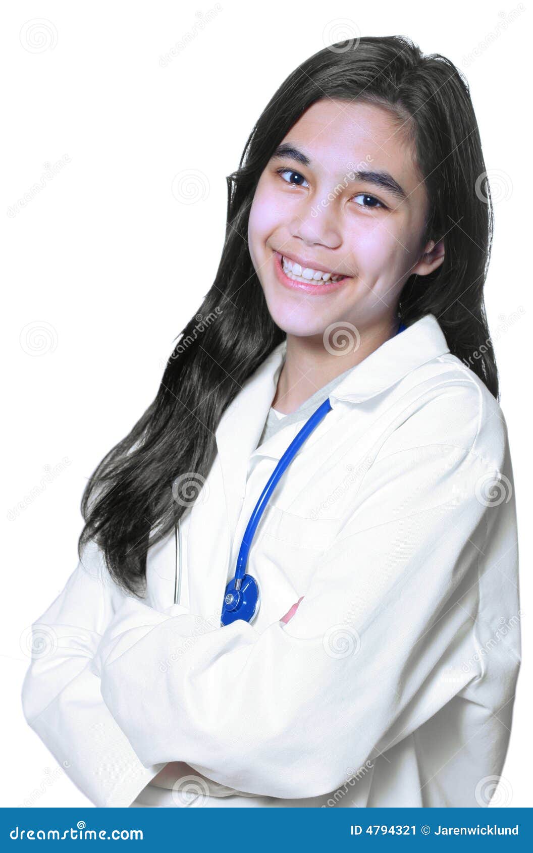 Young medical student stock image. Image of standing, crossed - 4794321