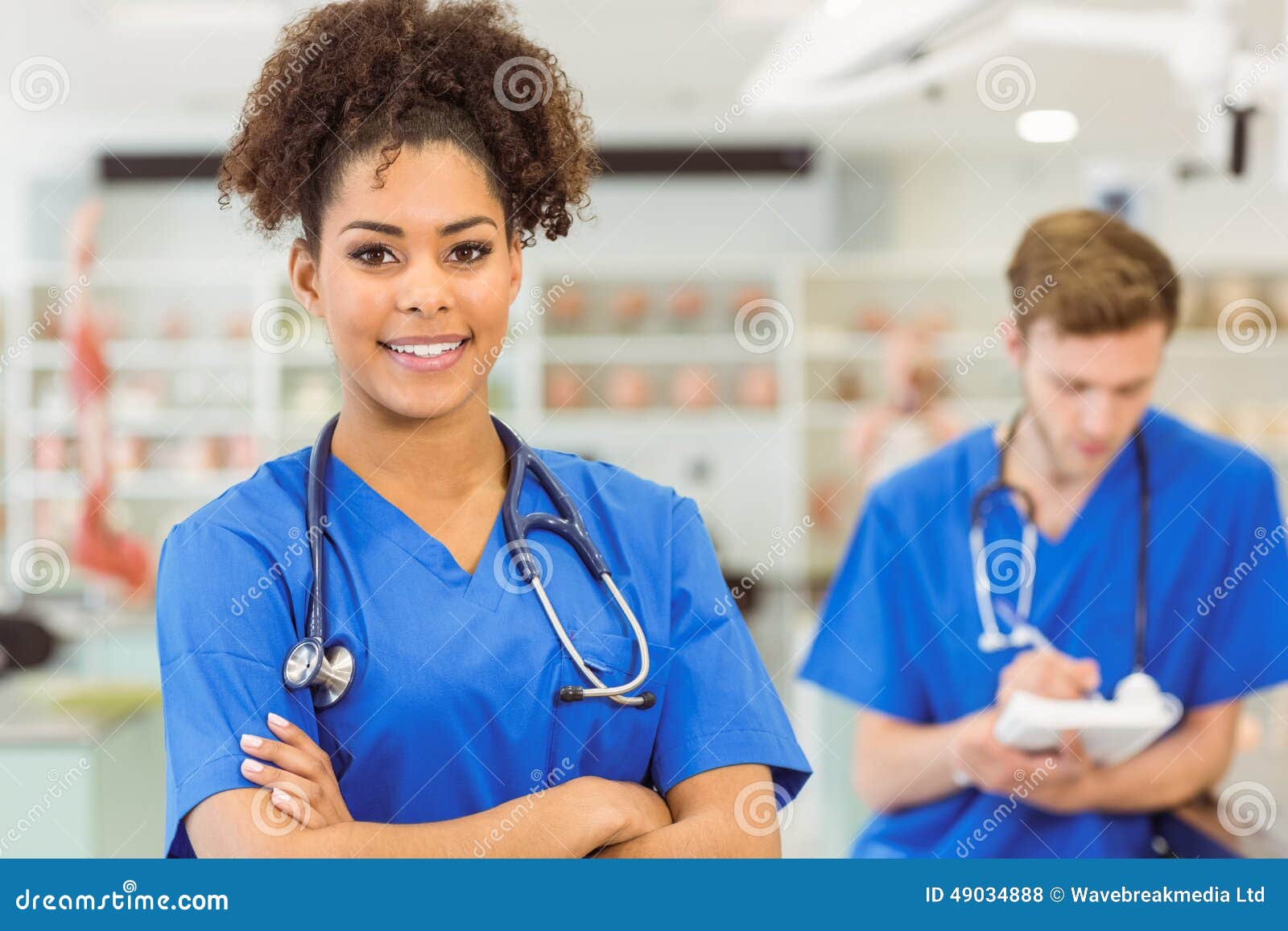 Young Medical Student Smiling at the Camera Stock Photo - Image of ...