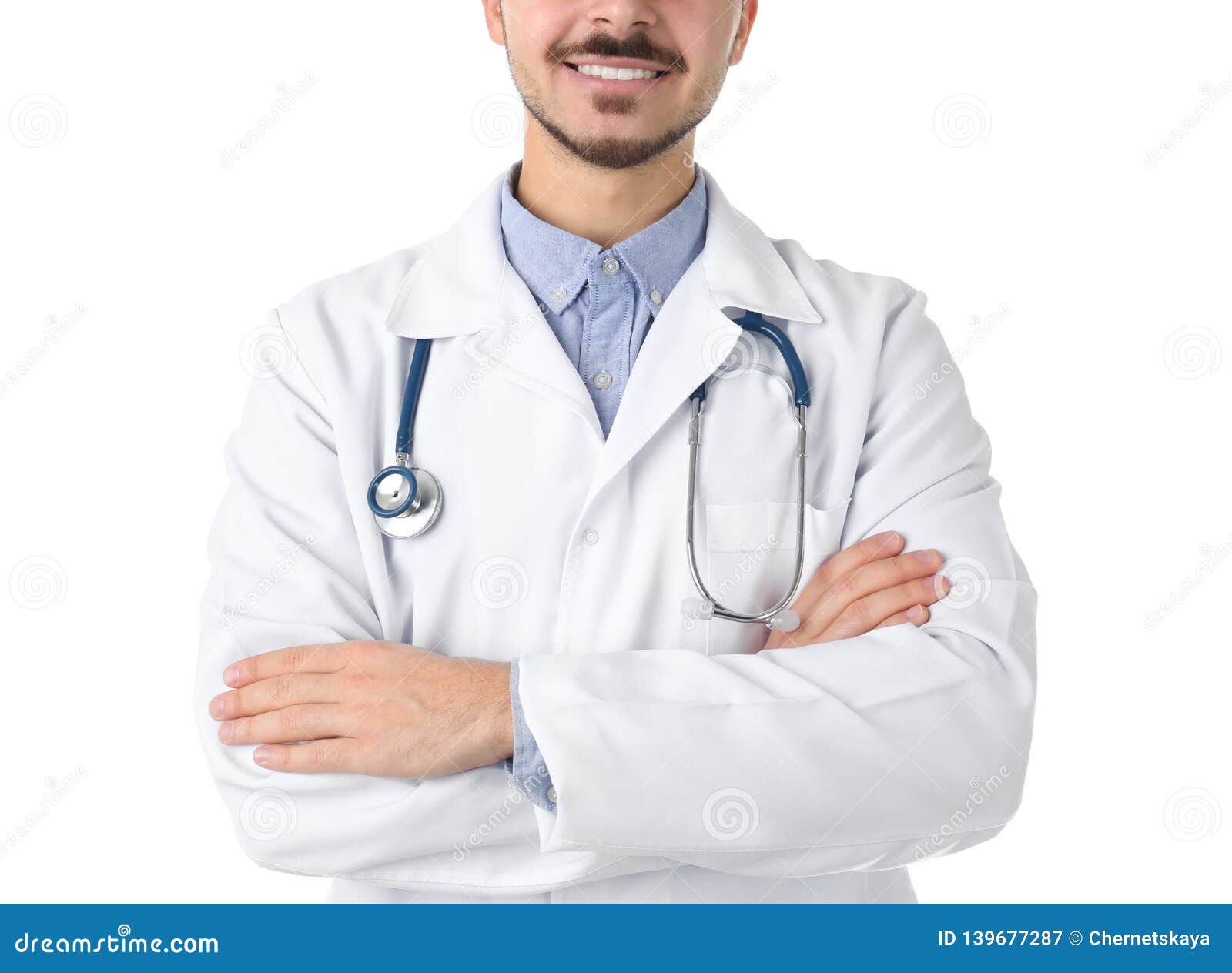 Young Medical Student in Uniform Stock Image - Image of internship ...