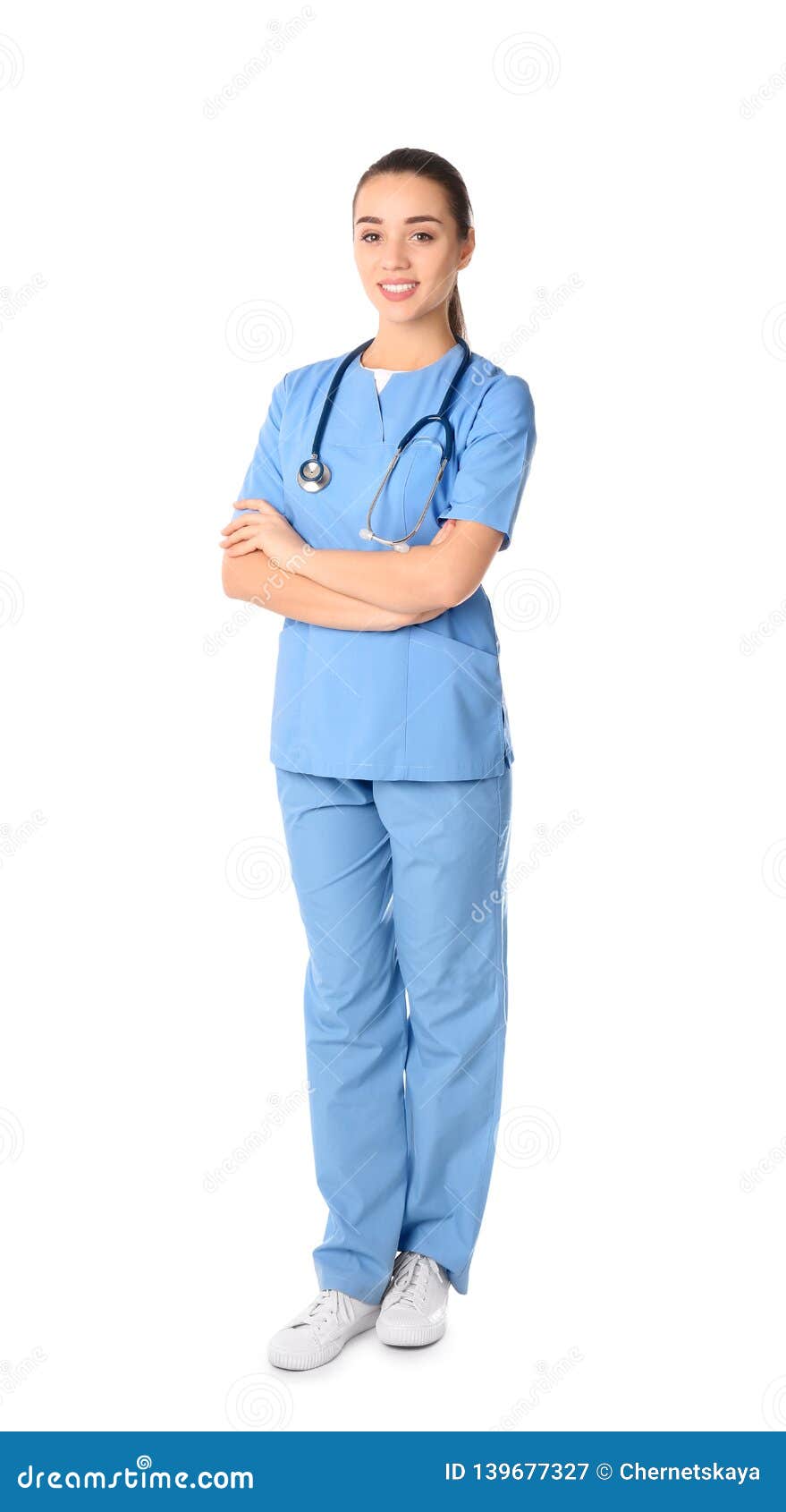 Young Medical Student in Uniform Stock Image - Image of education ...