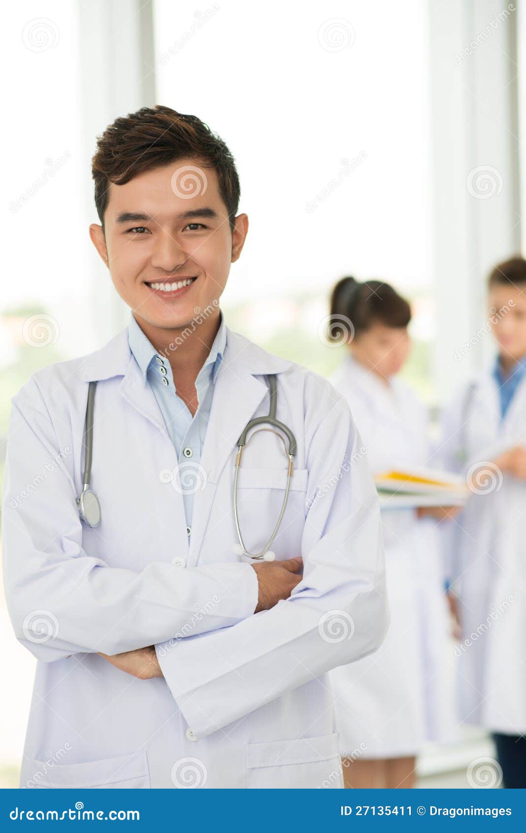 Young medical worker stock image. Image of enthusiastic - 27135411