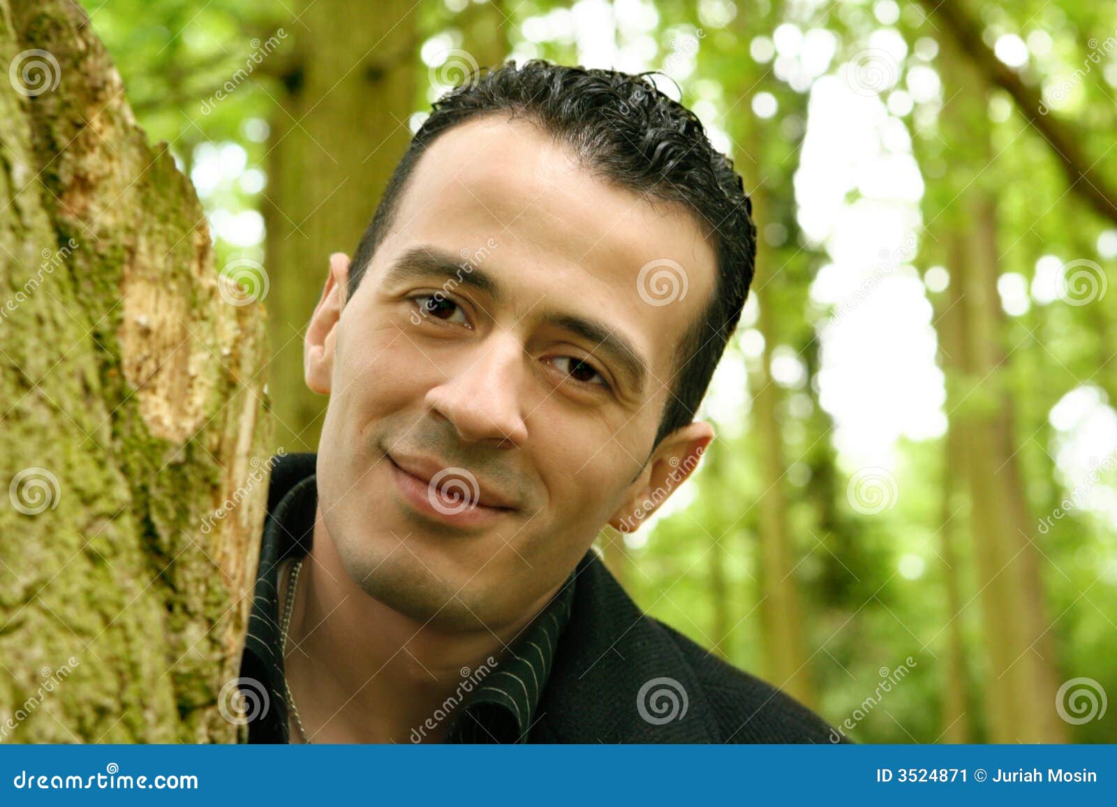 Young mediterranean man stock image. Image of attractive - 3524871
