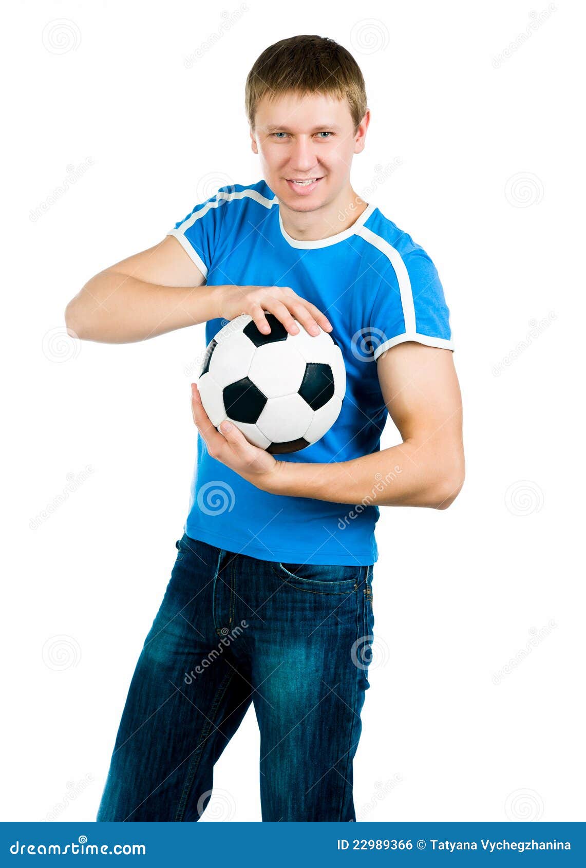 Young men with the ball stock photo. Image of happy, person - 22989366