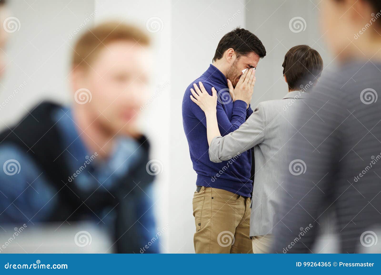 Support of friend stock image. Image of help, compassion - 99264365