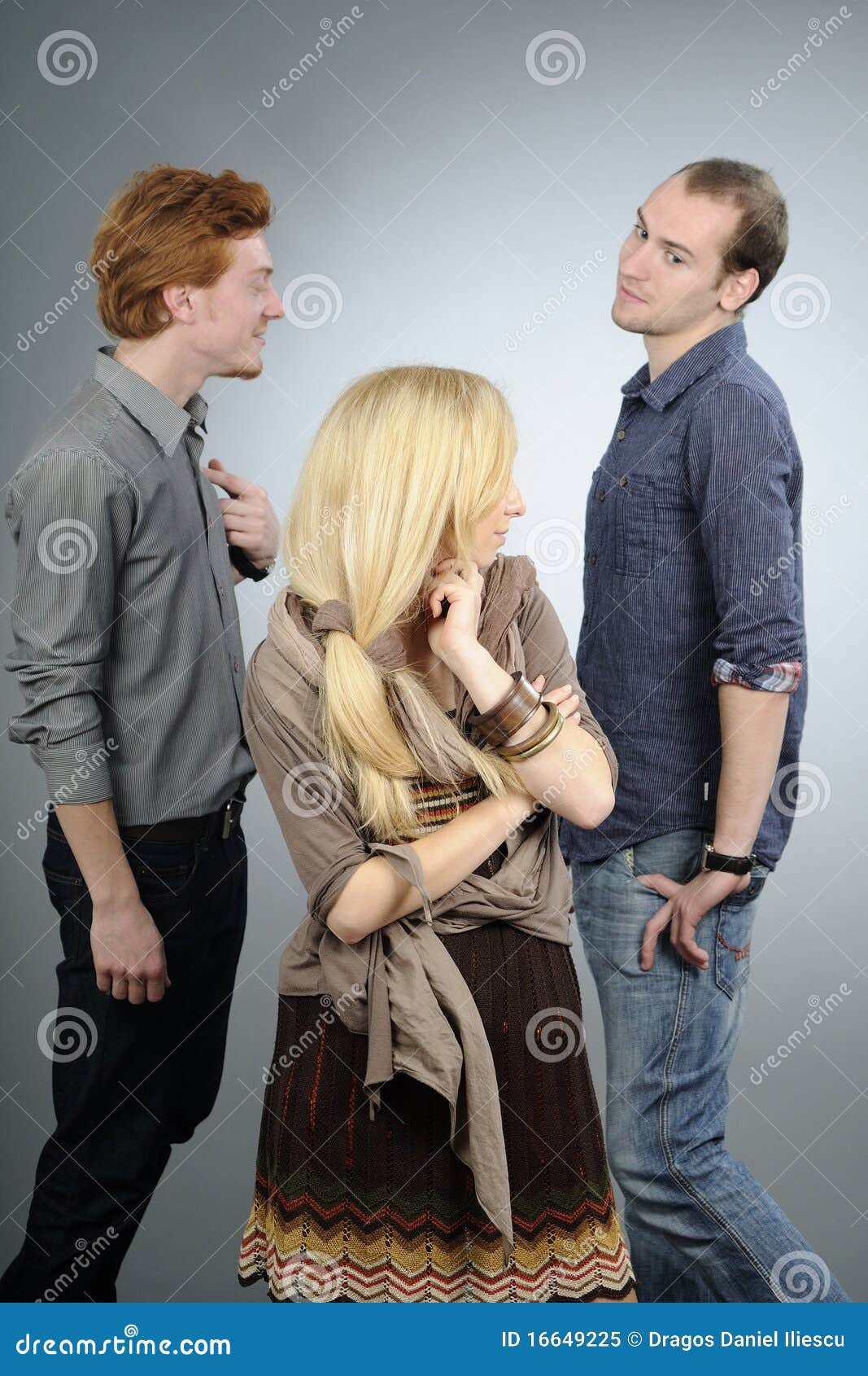 Young men discussing stock image. Image of girls, group - 16649225